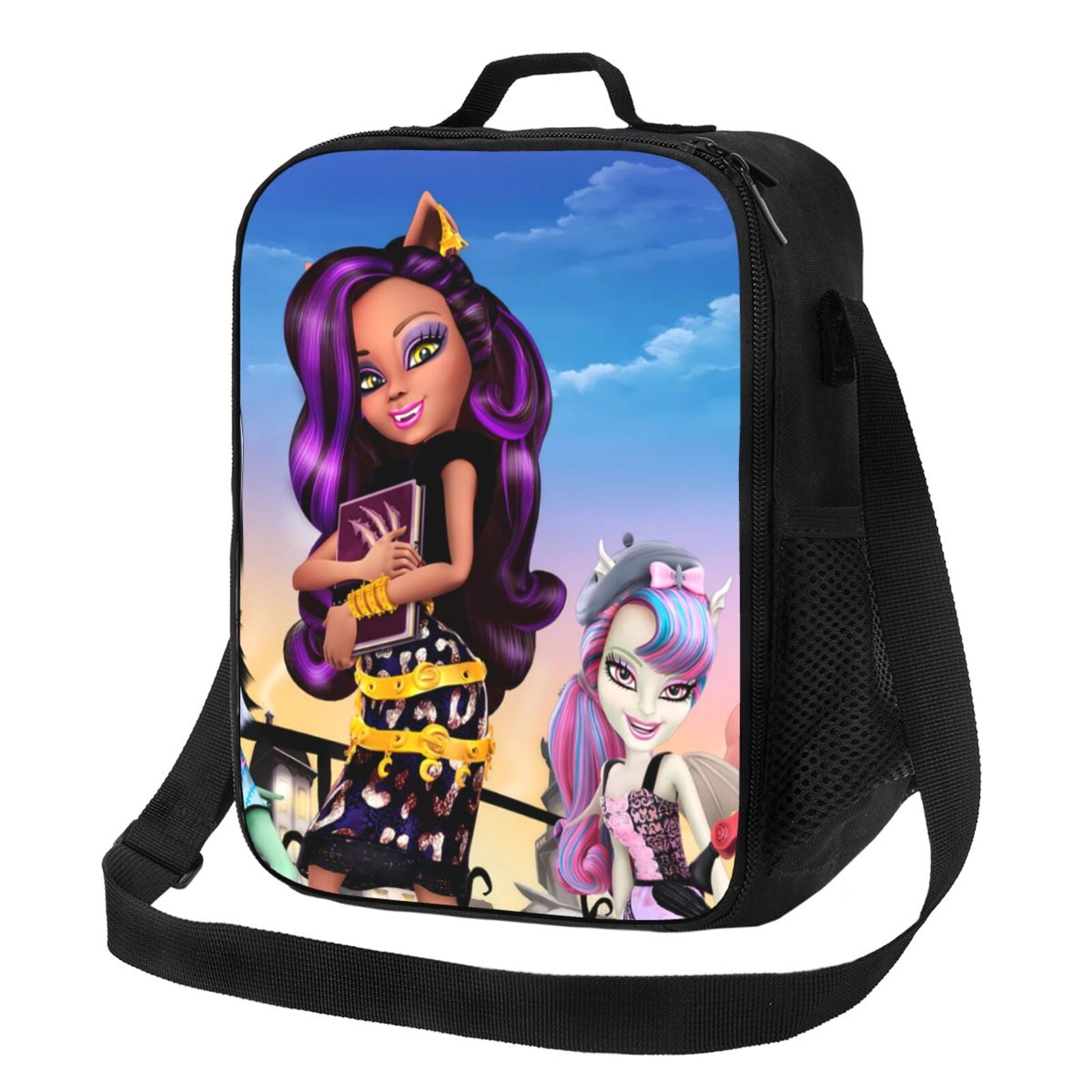 Lsque Monster High Lunch Bag Lunch Box for Women Men Reusable Insulated ...