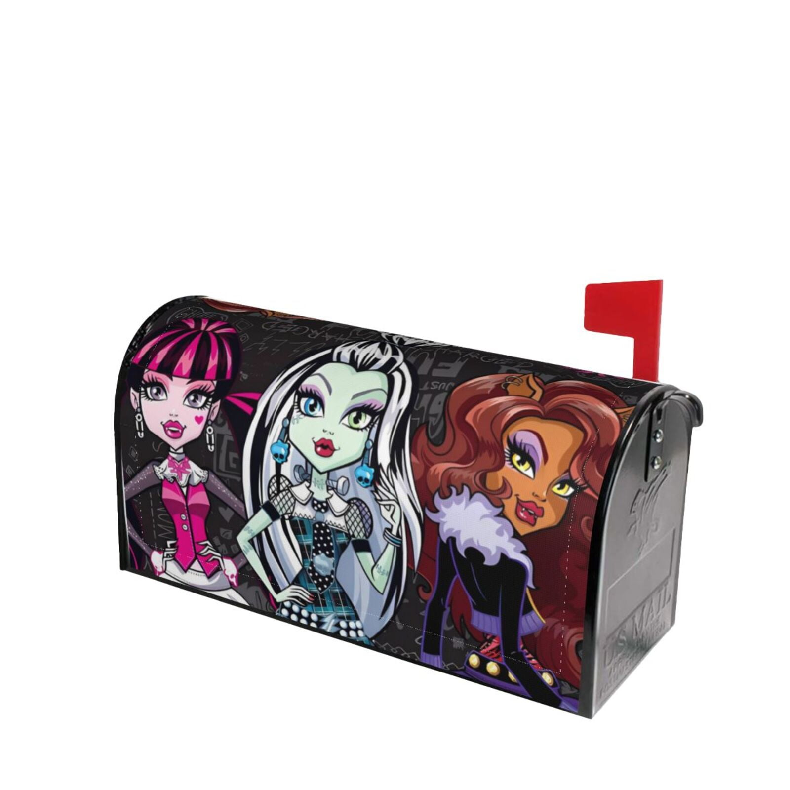 Lsque Monster High Mailbox Cover Standard Size ,Magnetic Mailbox Covers ...