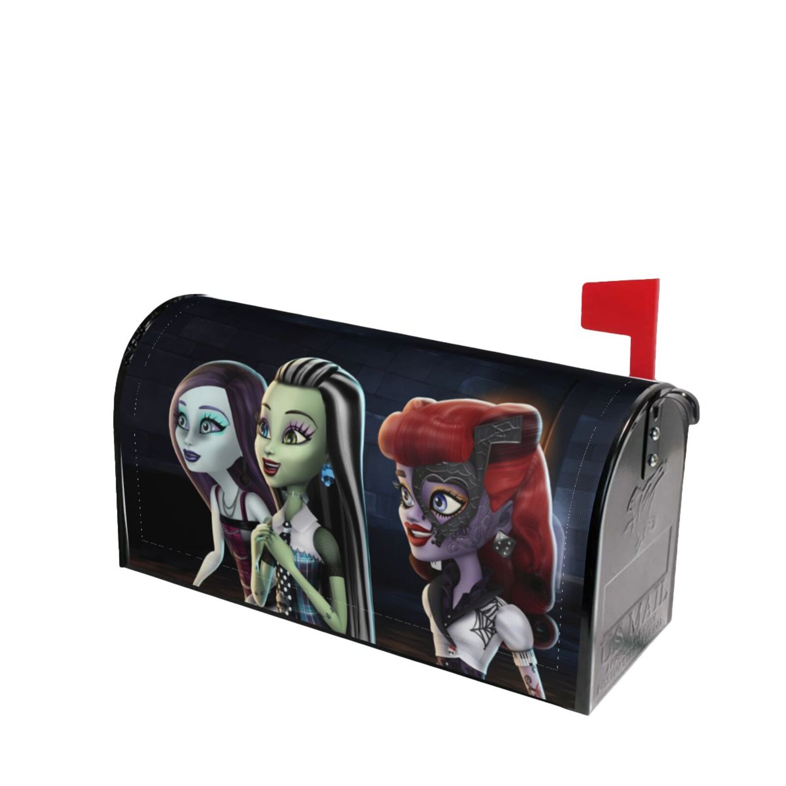 Lsque Monster High Mailbox Cover Standard Size ,Magnetic Mailbox Covers ...