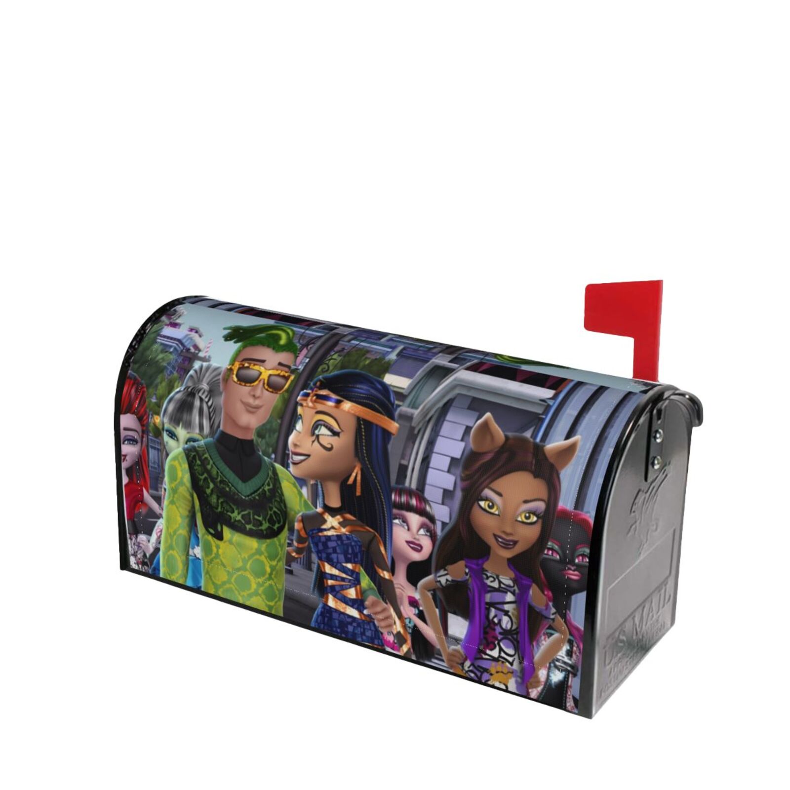Lsque Monster High Mailbox Cover Standard Size ,Magnetic Mailbox Covers ...