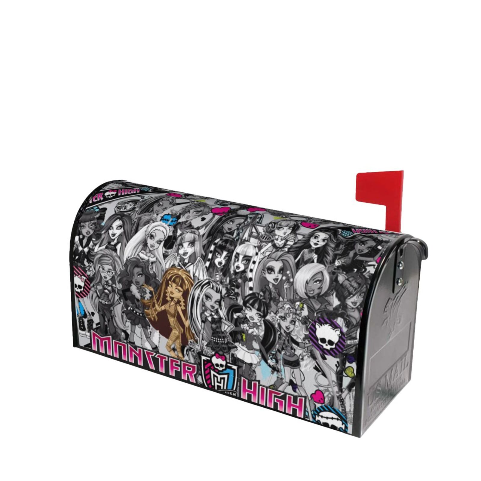 Lsque Monster High Mailbox Cover Standard Size ,Magnetic Mailbox Covers ...