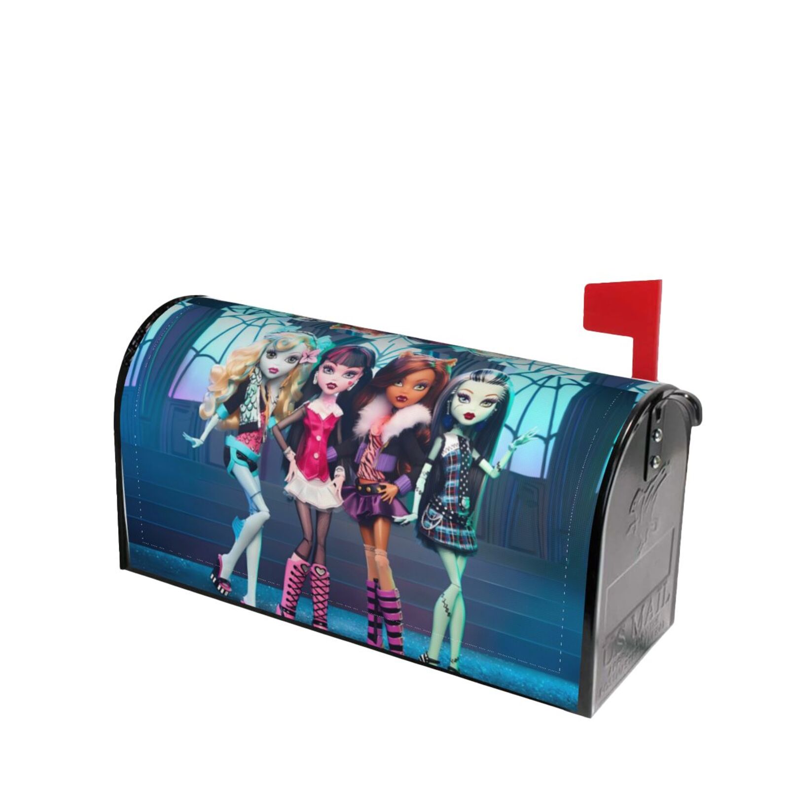 Lsque Monster High Mailbox Cover Standard Size ,Magnetic Mailbox Covers ...