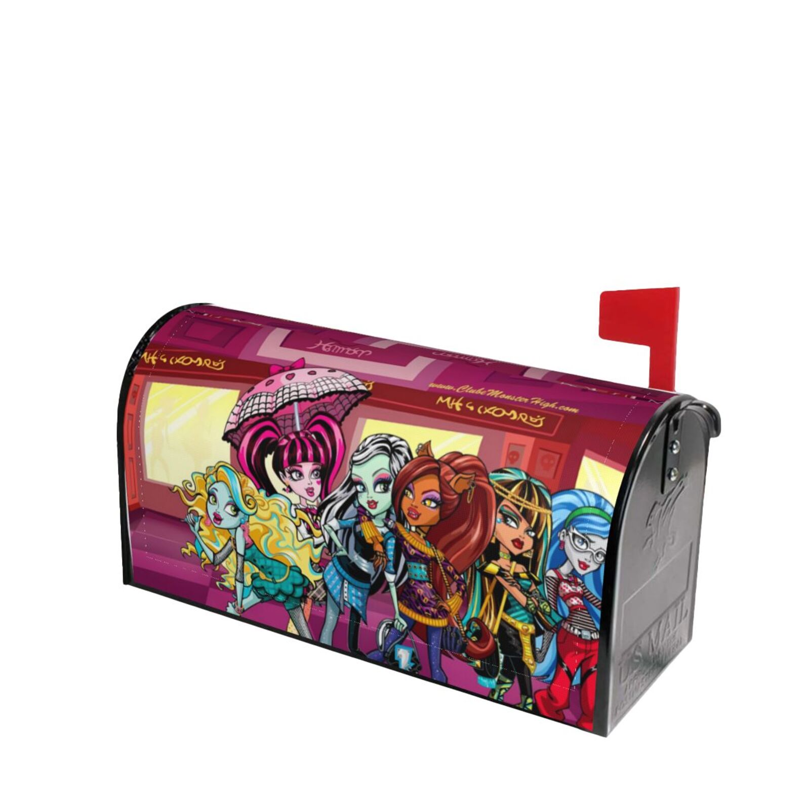 Lsque Monster High Mailbox Cover Standard Size ,Magnetic Mailbox Covers ...