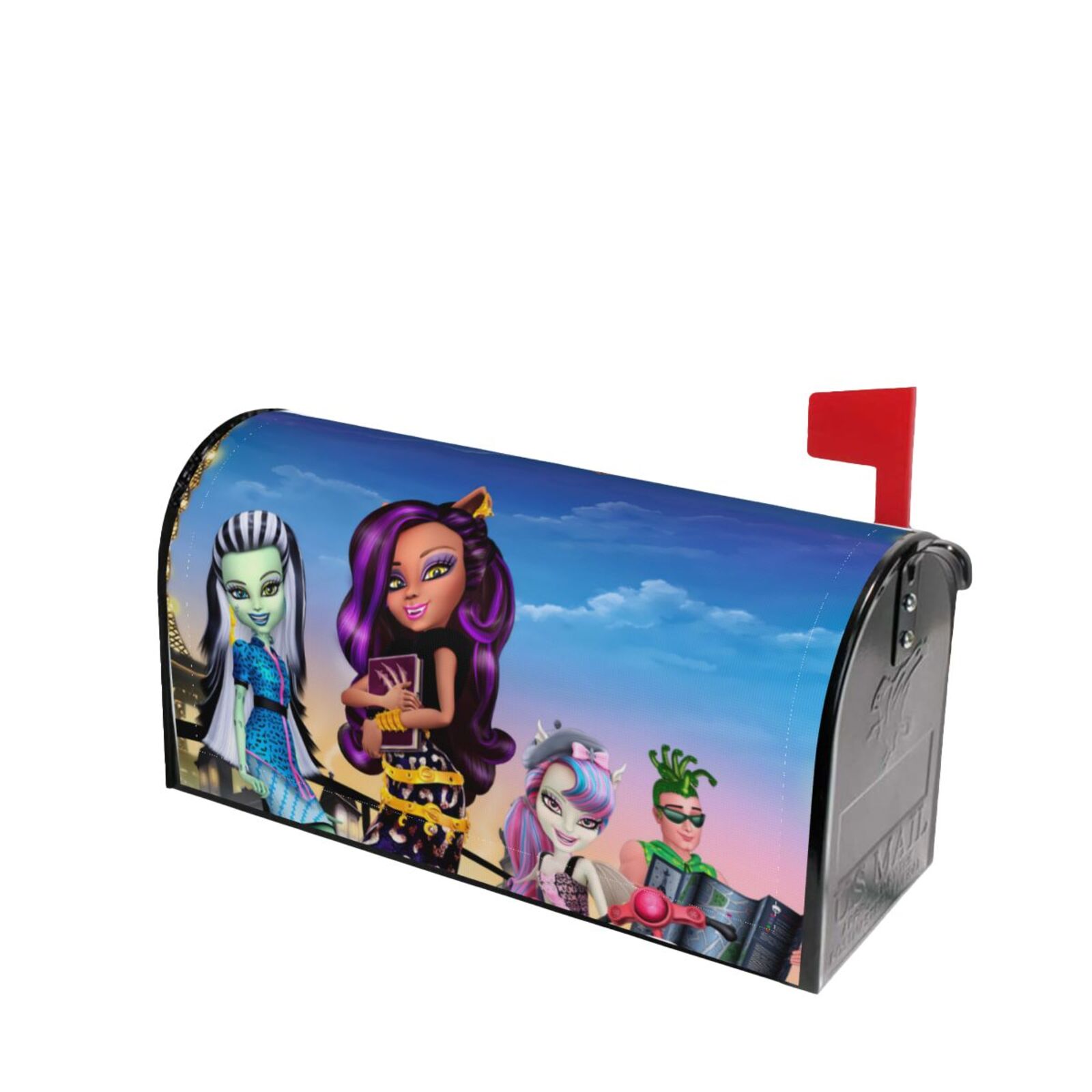 Lsque Monster High Mailbox Cover Standard Size ,Magnetic Mailbox Covers ...