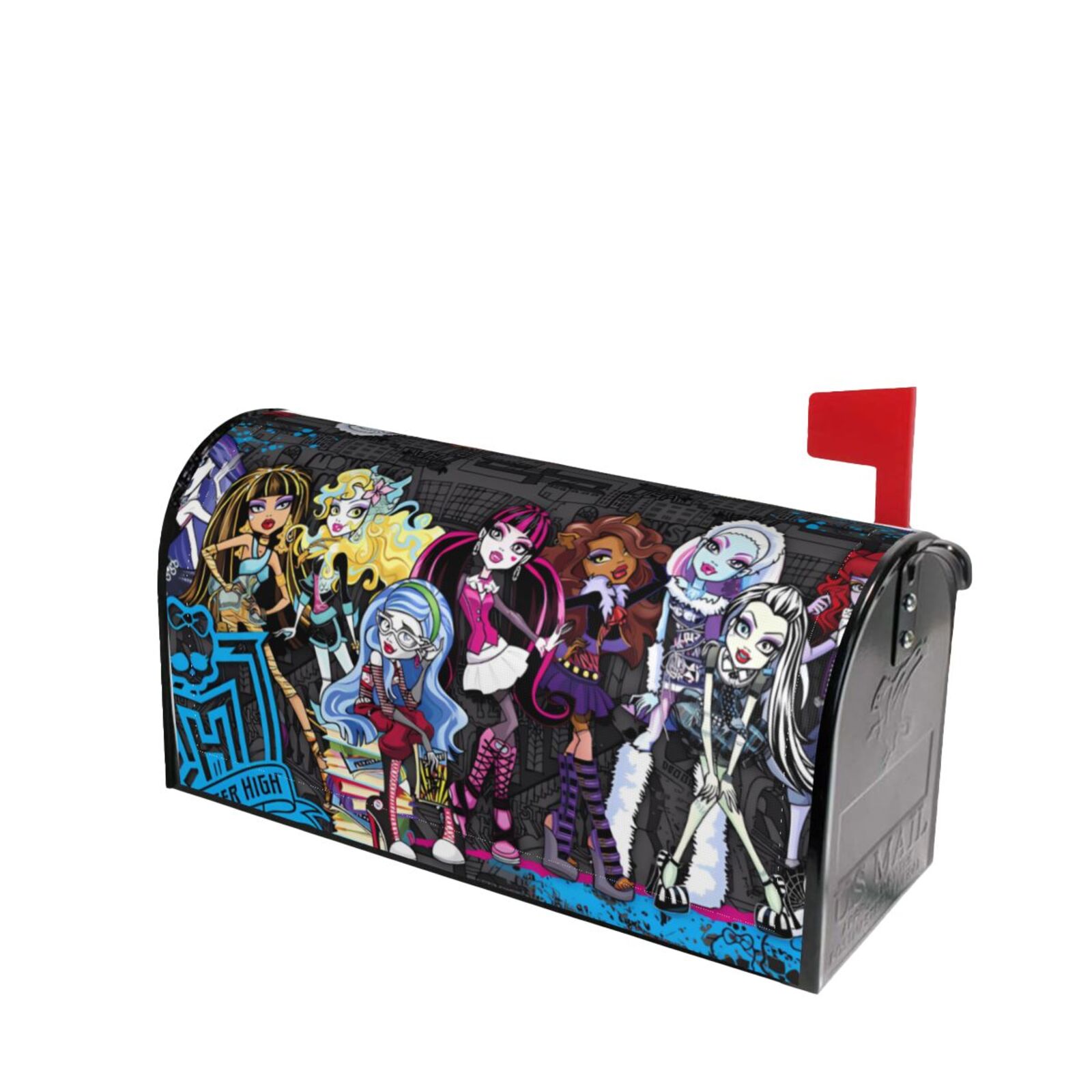 Lsque Monster High Mailbox Cover Standard Size ,Magnetic Mailbox Covers ...