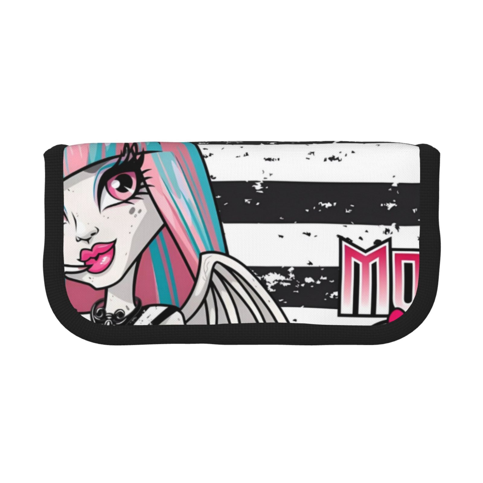 Lsque Monster High Pattern Canvas Pen Case - Pencil Pouch - Makeup Bag ...