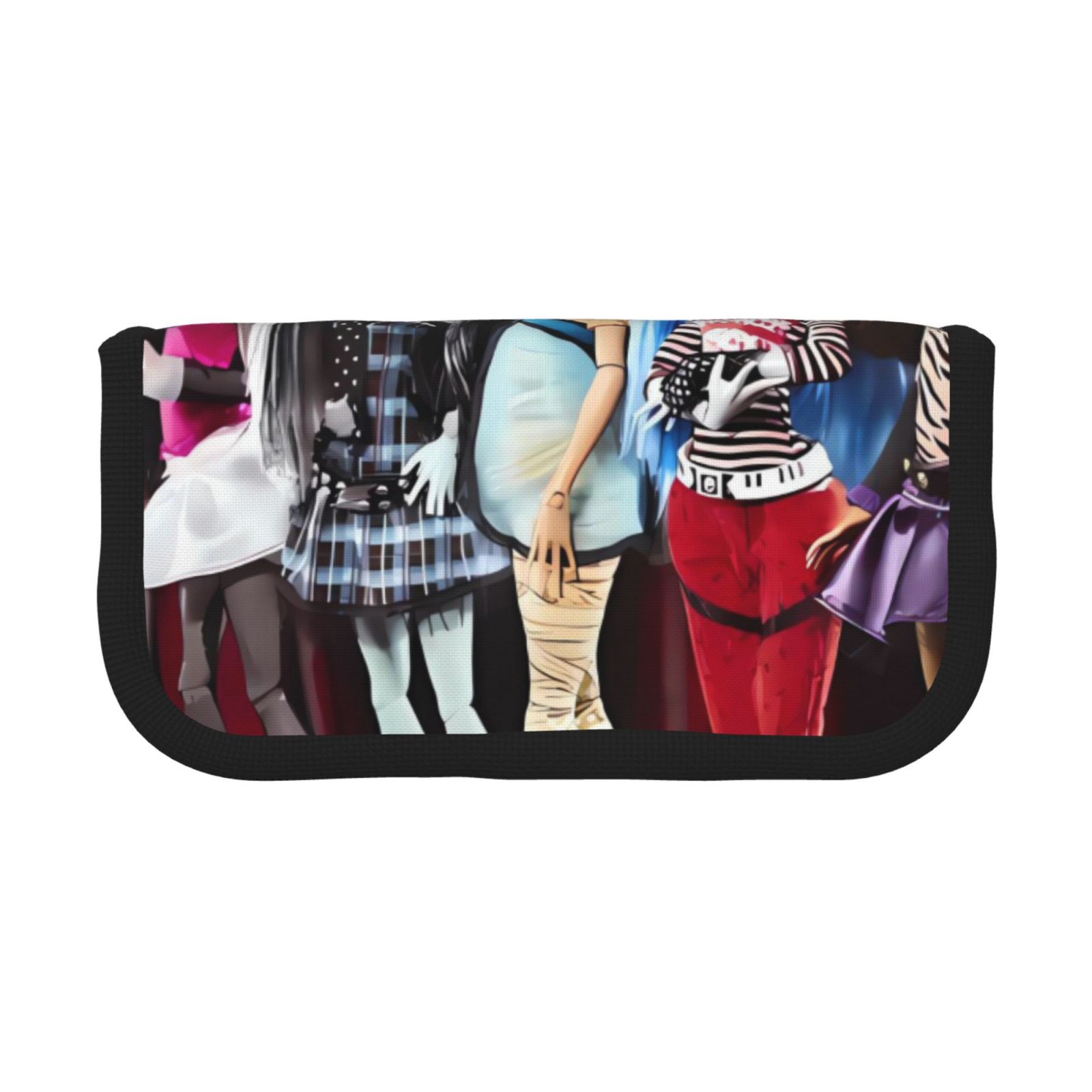 Lsque Monster High Pattern Canvas Pen Case - Pencil Pouch - Makeup Bag ...