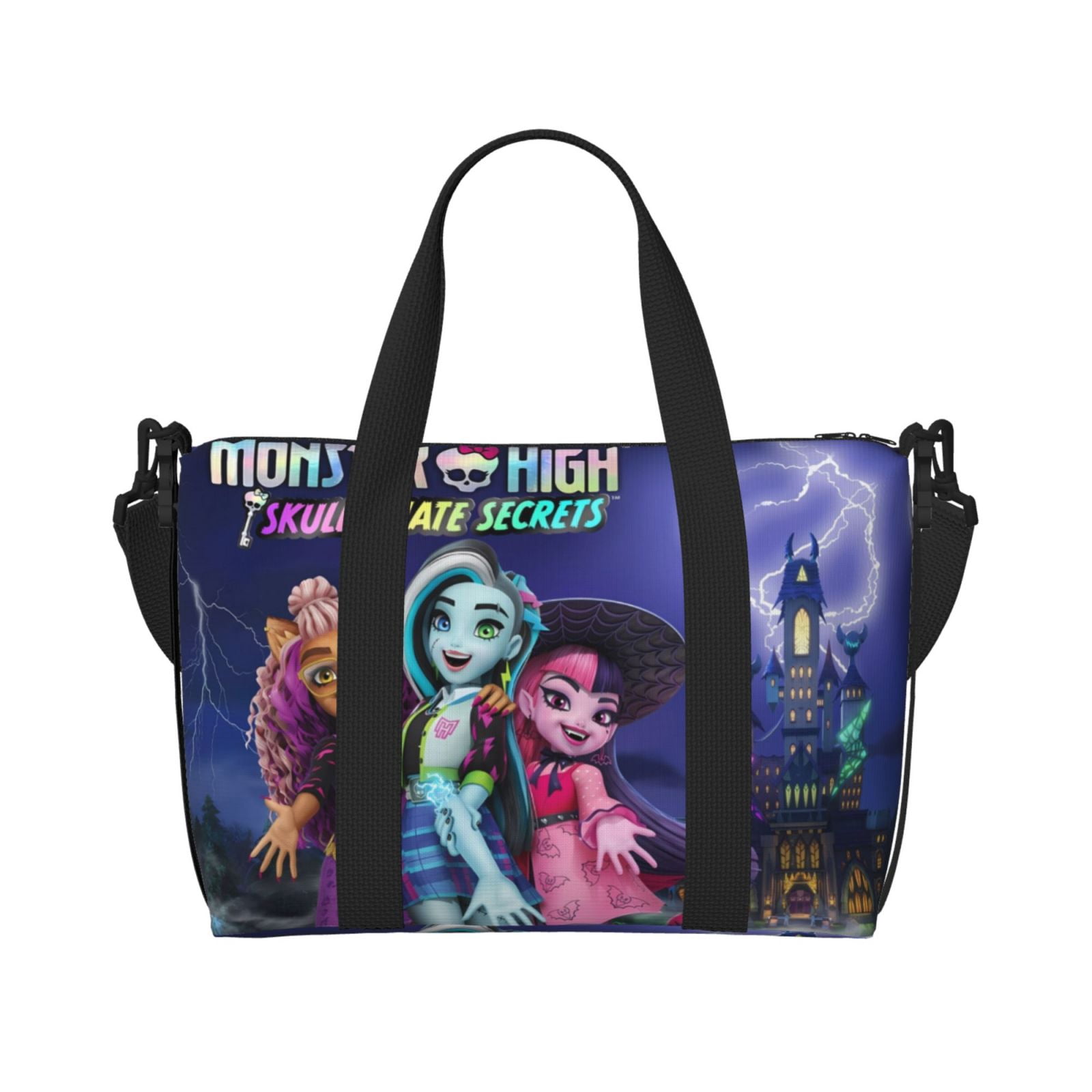 Lsque Monster High Pattern Hand Travel Bag – Lightweight & Durable ...