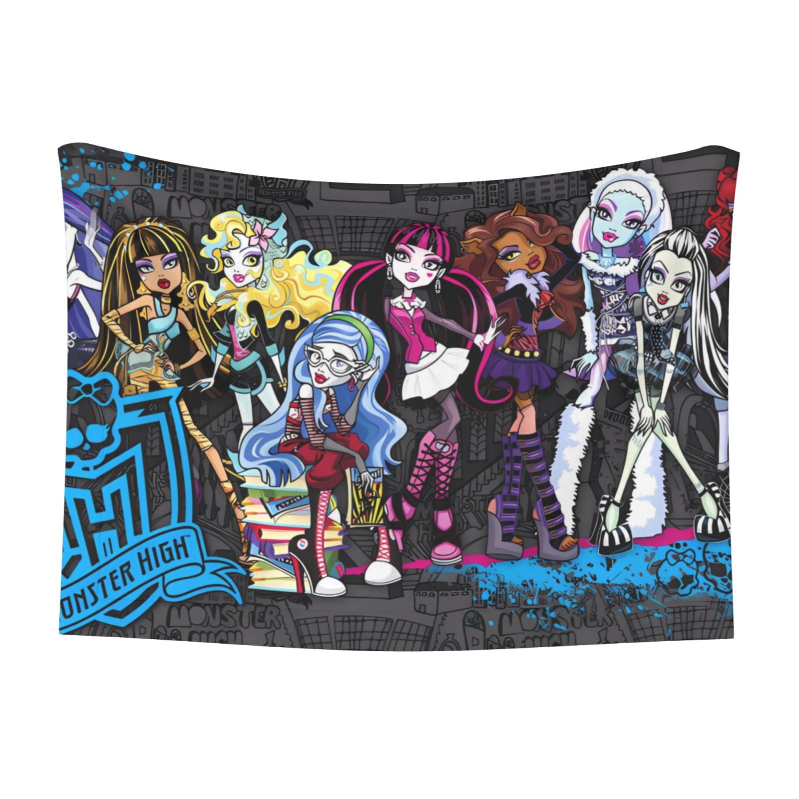 Lsque Monster High Pattern Waterproof Throw Blanket Pet Blanket for ...