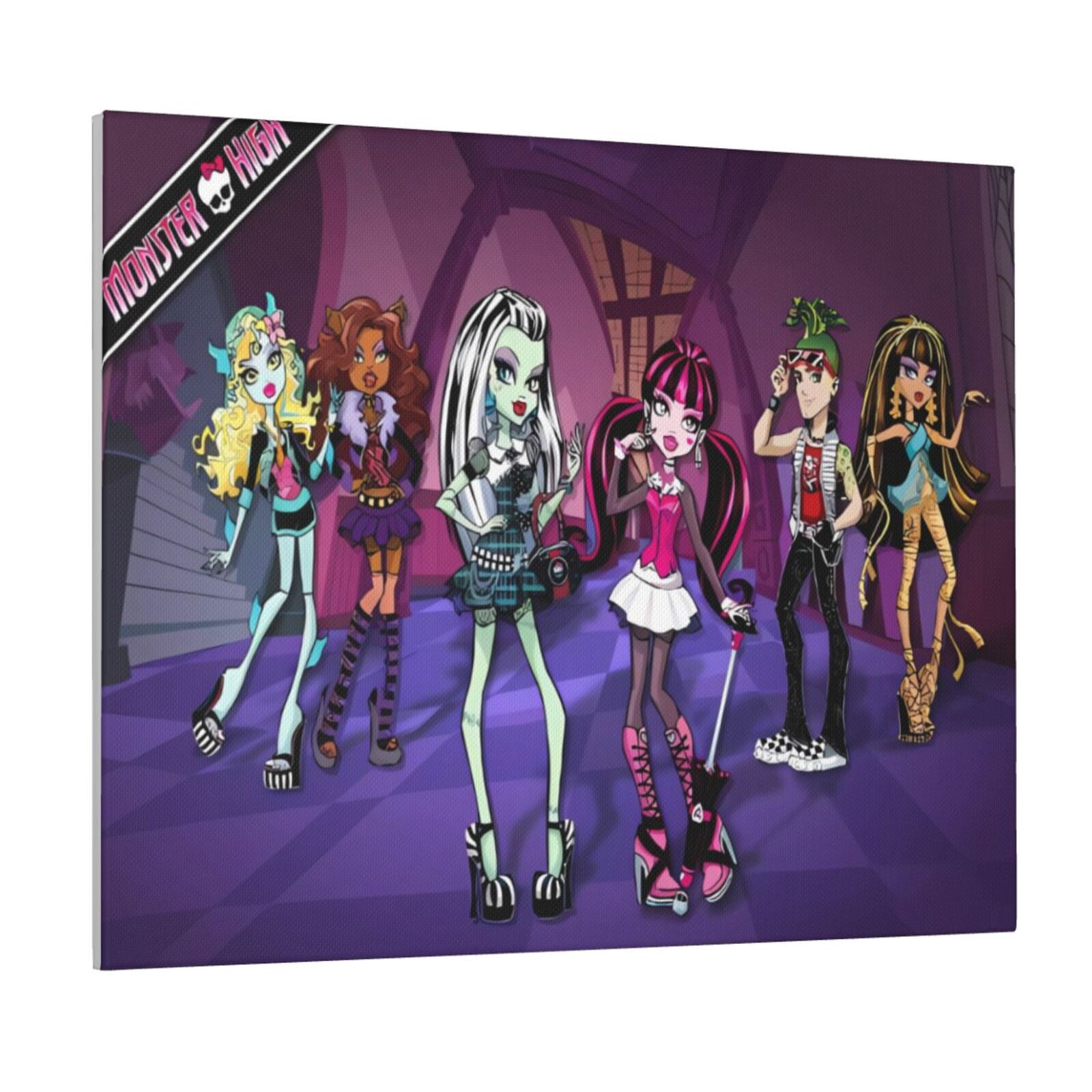 Lsque Monster High Print Wall Art – Decorative Picture for Living Room ...