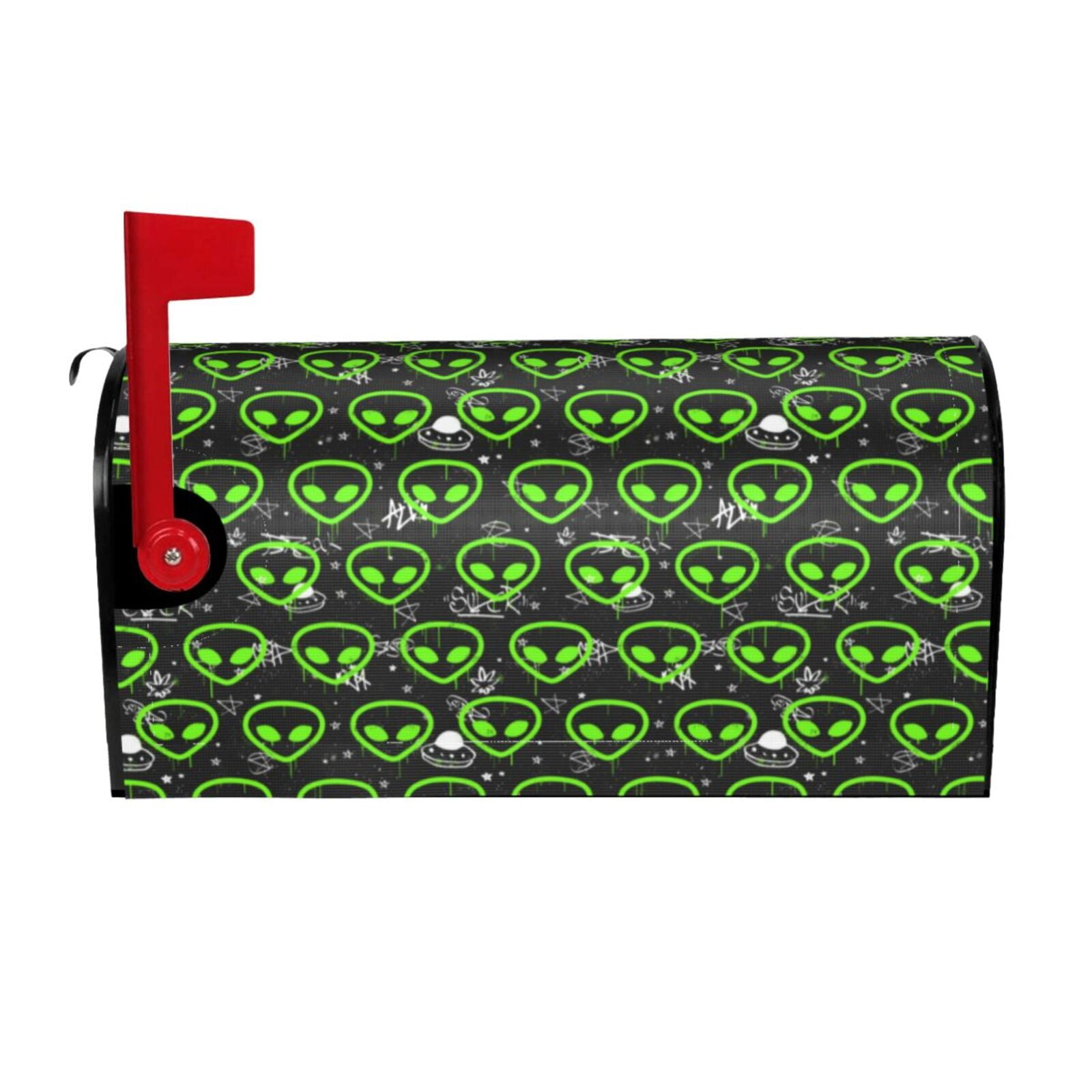 Lsque Monster Neon Head Mailbox Cover Standard Size ,Magnetic Mailbox ...