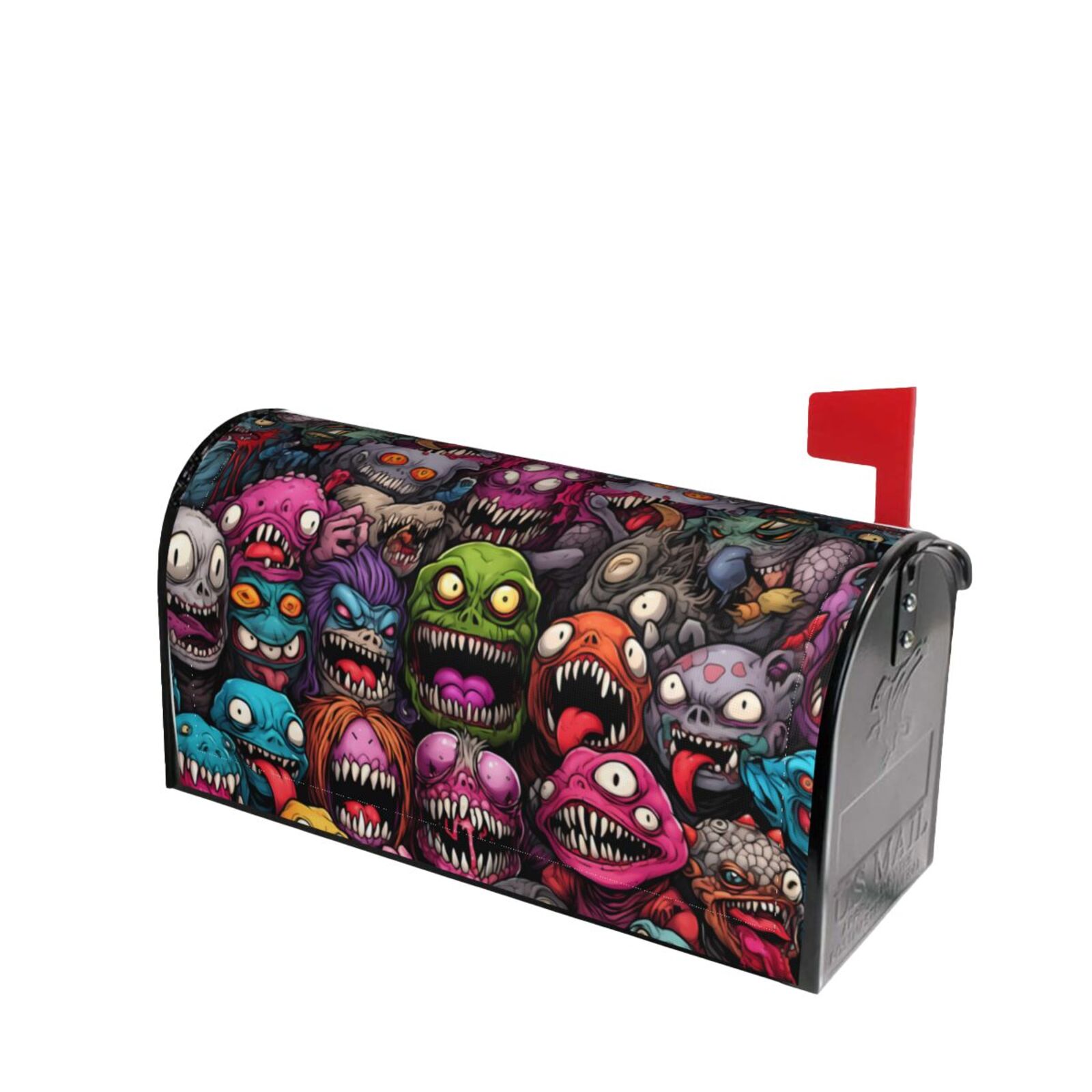 Lsque Monstrous Cartoon Characters Mailbox Cover Standard Size ...