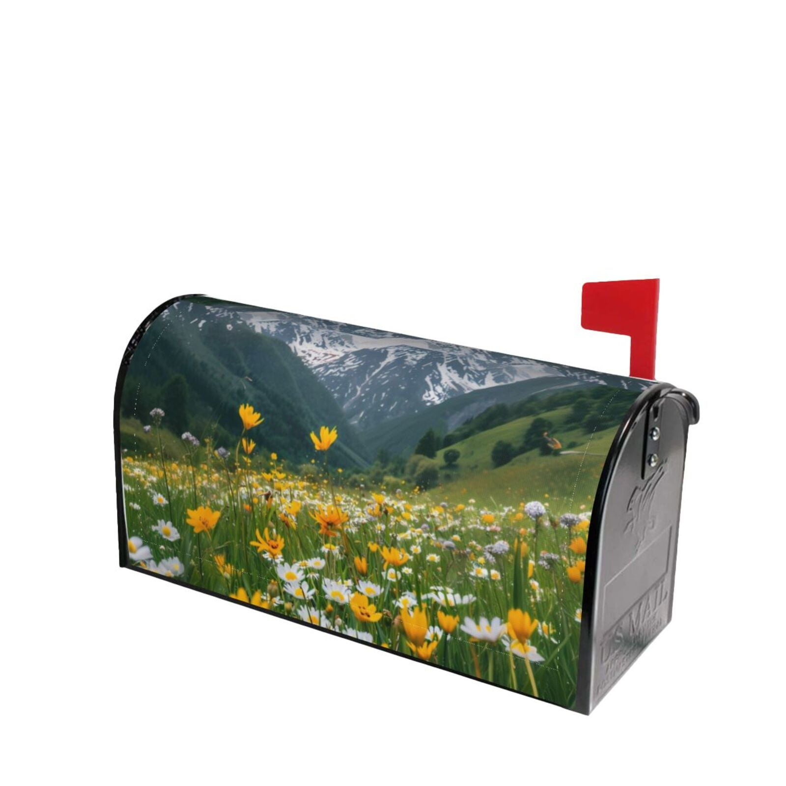 Lsque Mountain Daisy Meadow Mailbox Cover Standard Size ,Magnetic ...