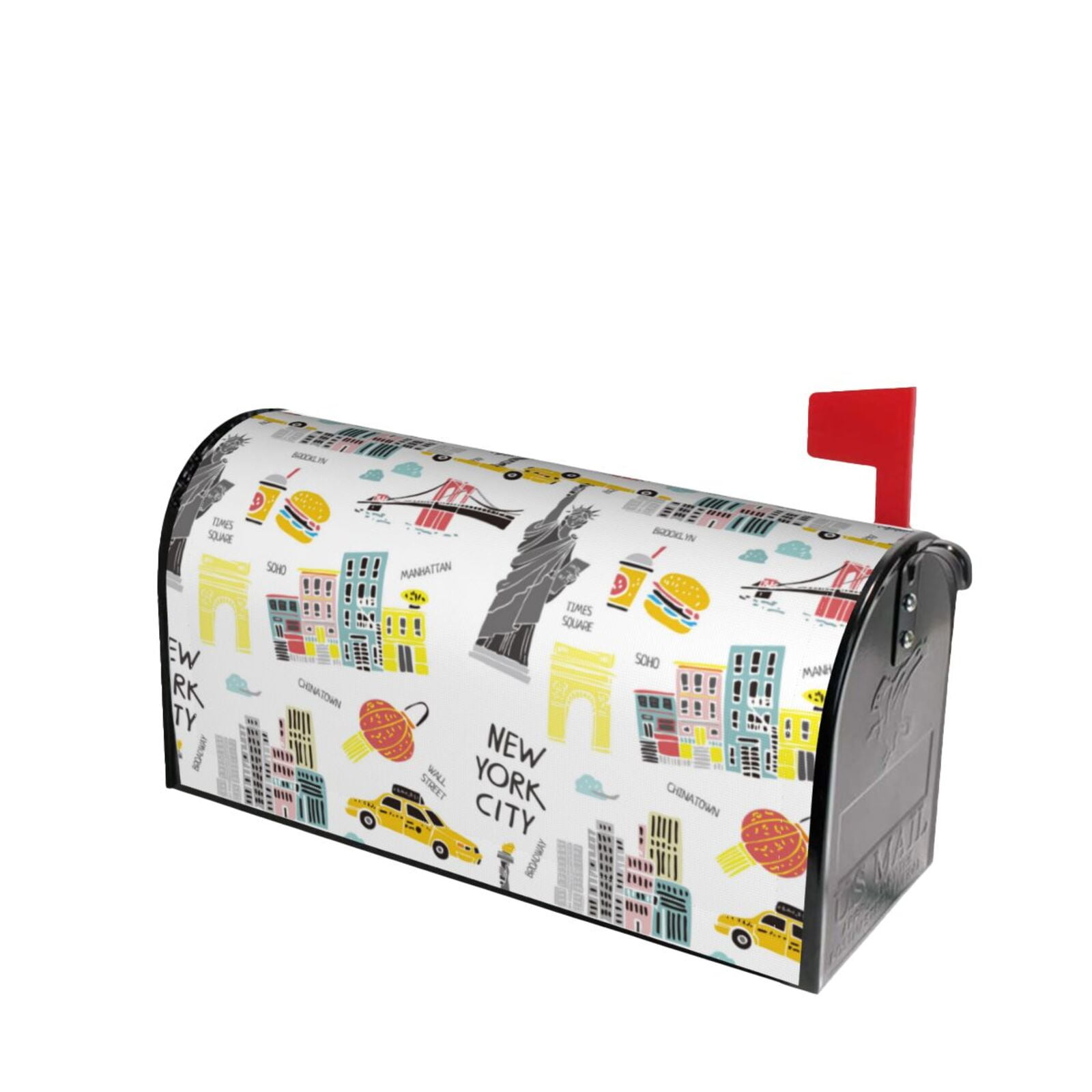 Lsque New York Mailbox Cover Standard Size ,Magnetic Mailbox Covers ...