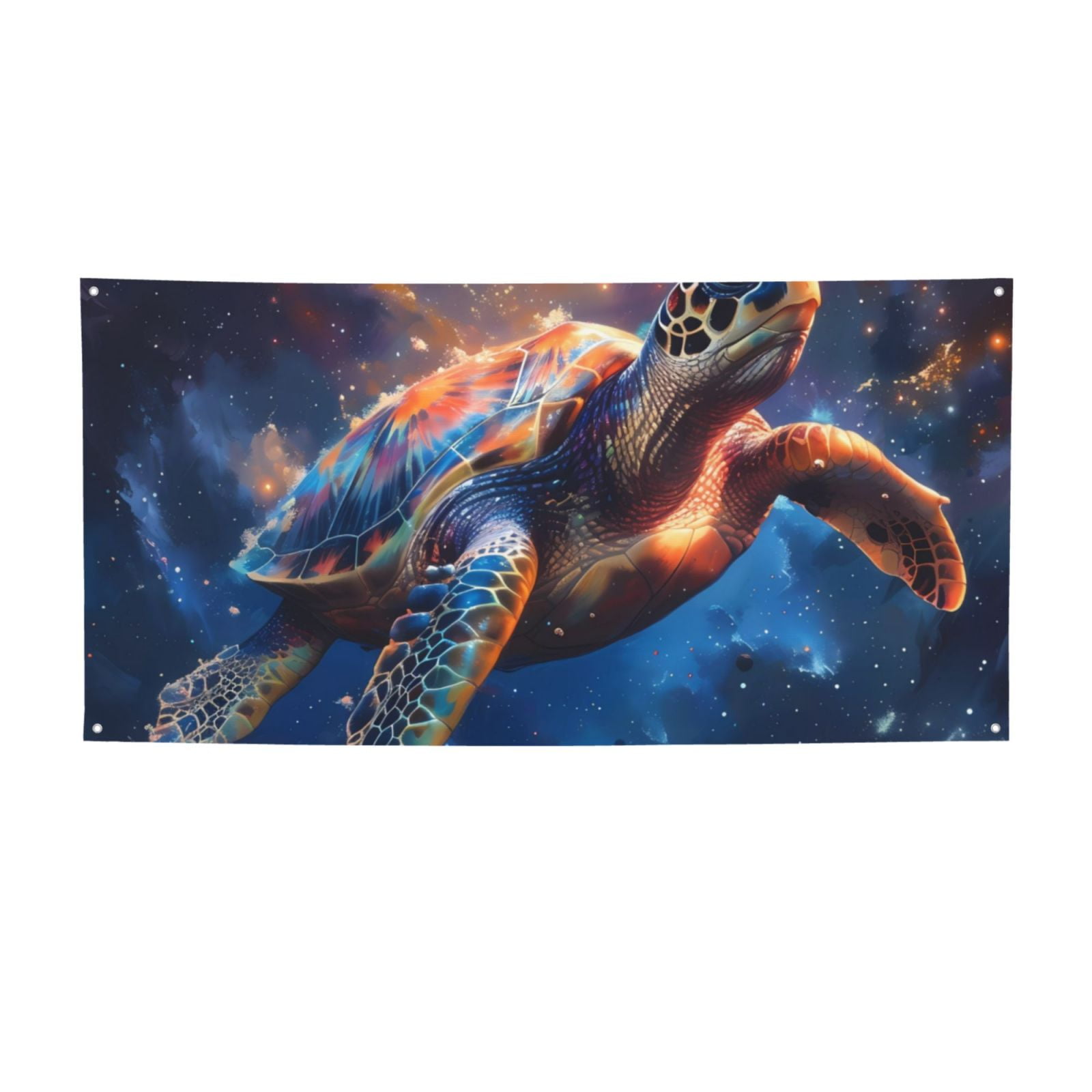 Lsque Night Sky Turtle Pattern Party Banner, Festive Banner , Holiday ...