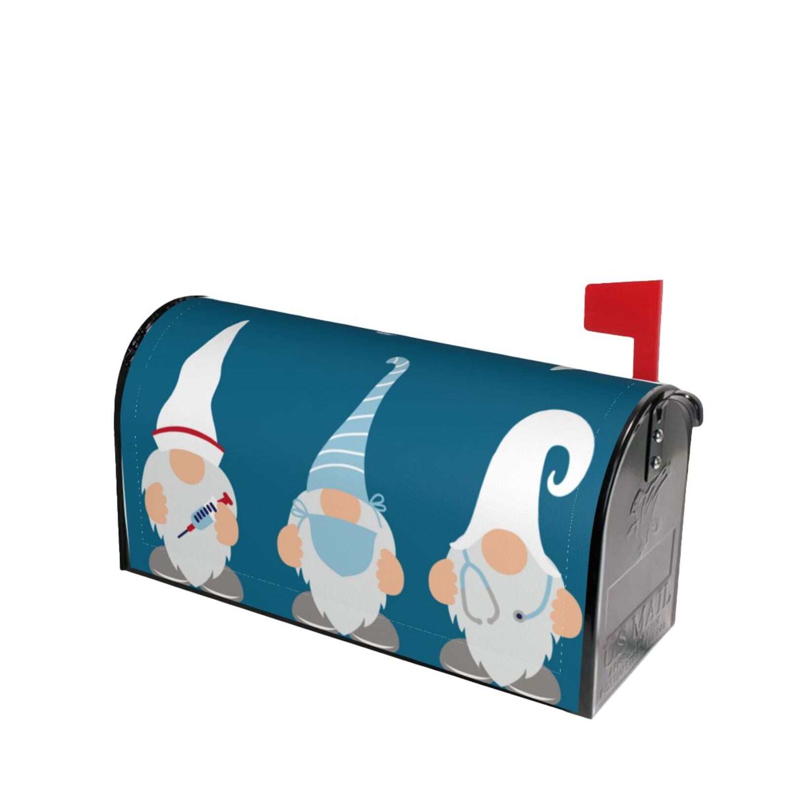 Lsque Nurse Doctor Gnomes Mailbox Cover Standard Size ,Magnetic Mailbox ...