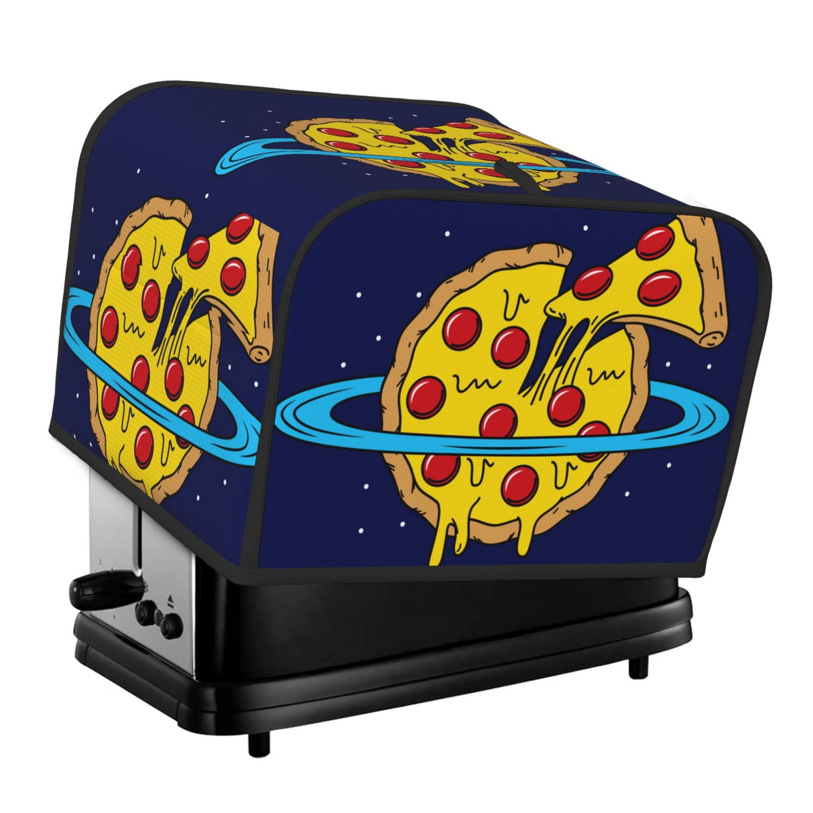 Lsque PLANETA EN FORMA DE PIZZA Print 4 Slice Toaster Cover , Kitchen ...