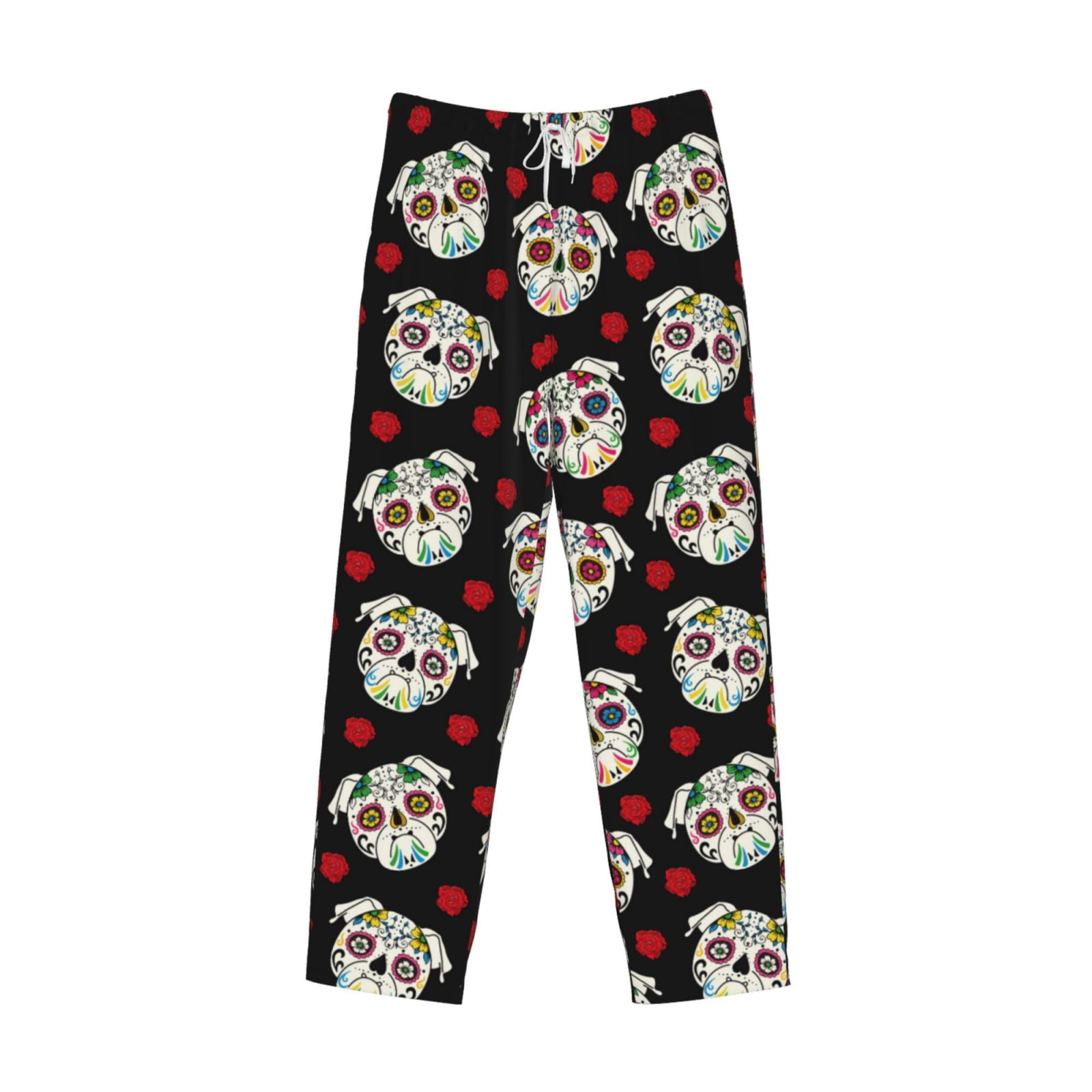 Lsque PUG Print Men's Pajama Pants, Lounge Pant - Comfortable Home Wear ...