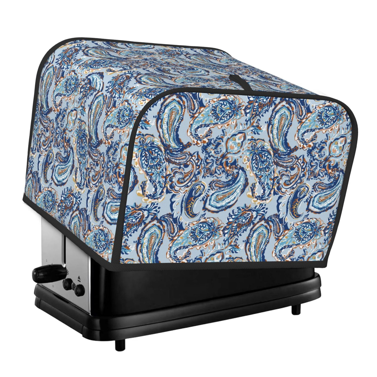 Lsque Paisley Floral Branches Print 4 Slice Toaster Cover , Kitchen ...