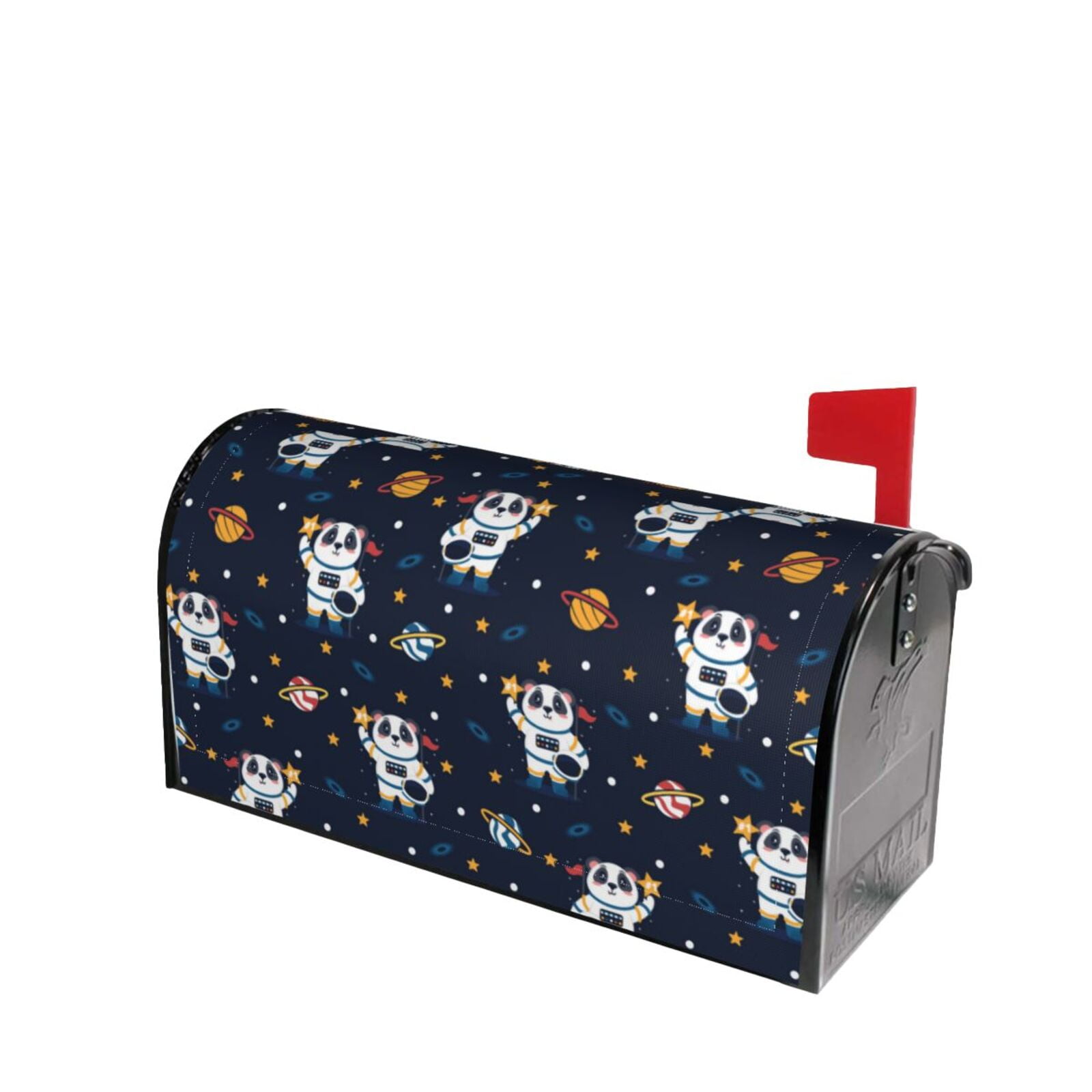 Lsque Panda Astronaut Mailbox Cover Standard Size ,Magnetic Mailbox ...