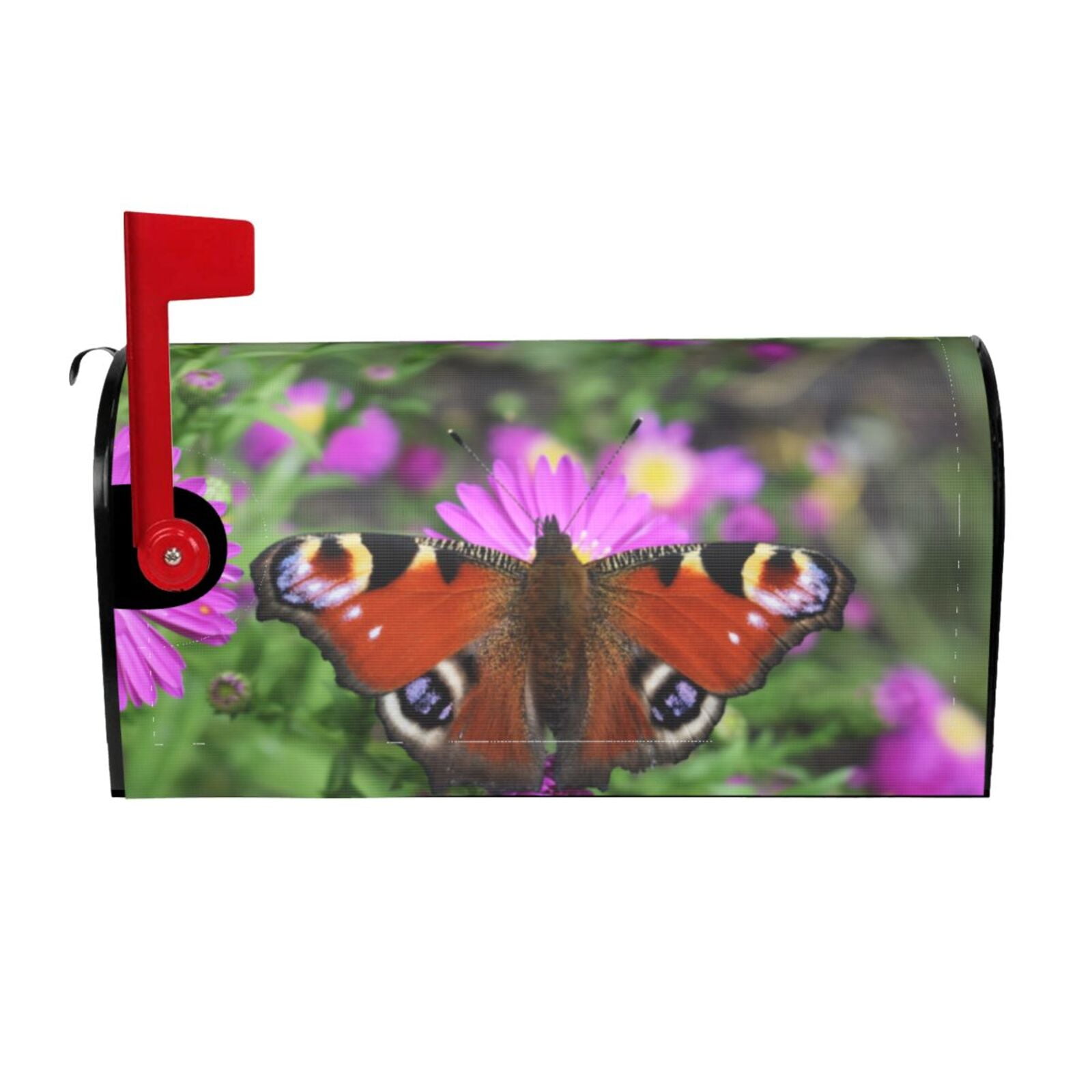 Lsque Peacock butterfly Mailbox Cover Standard Size ,Magnetic Mailbox ...