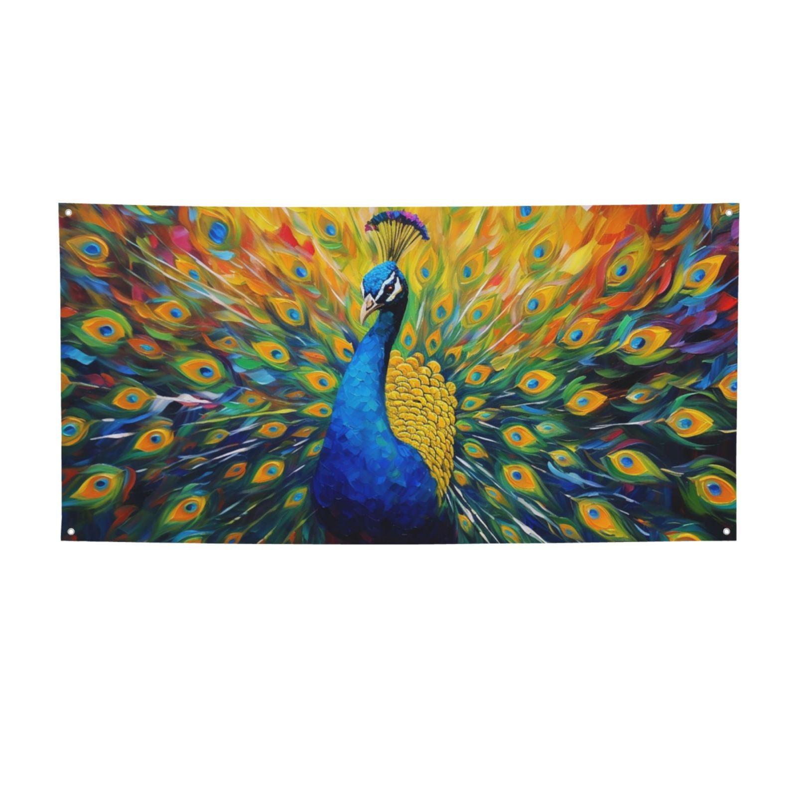 Lsque Peacocks Pattern Party Banner, Festive Banner , Holiday ...