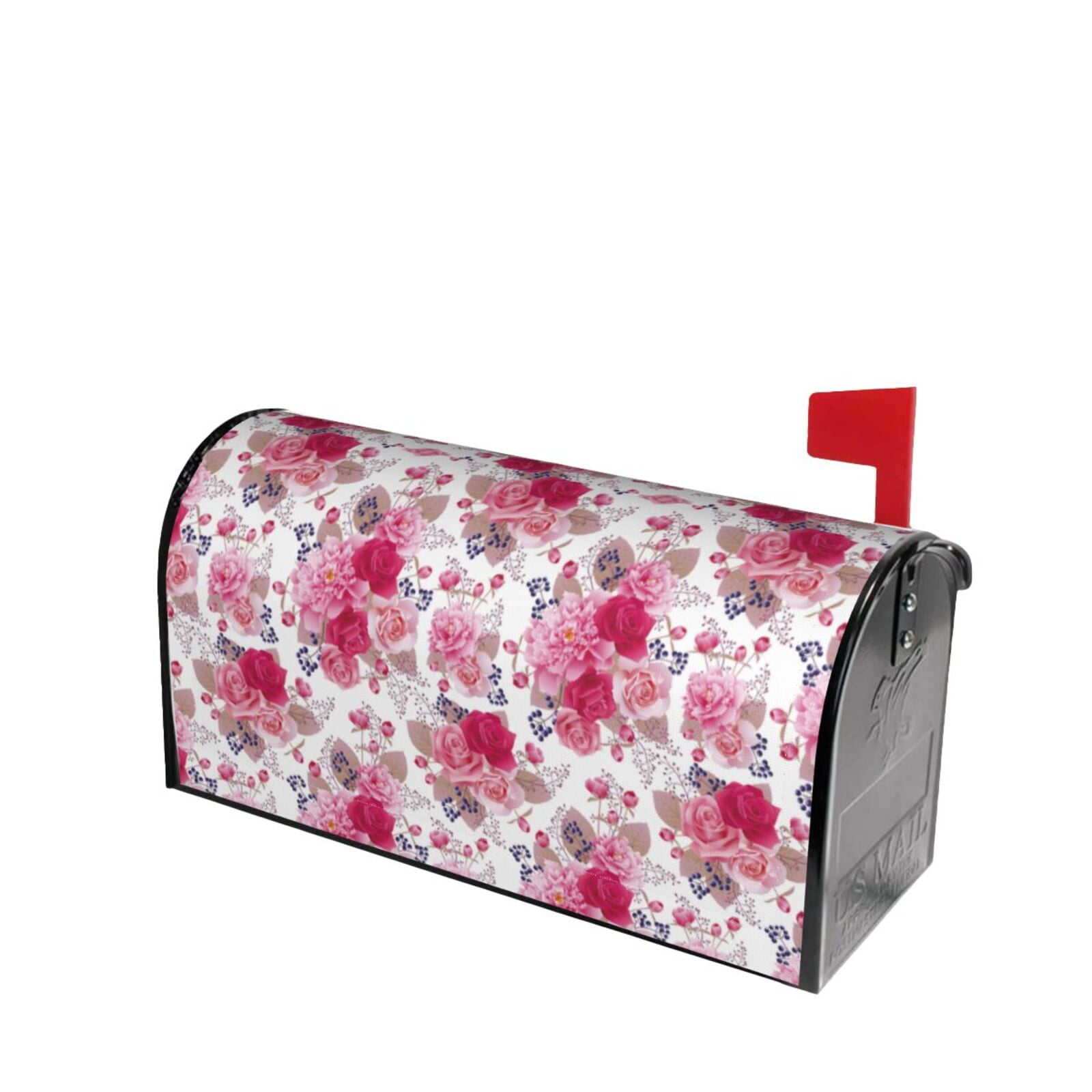 Lsque Peonies And Roses Mailbox Cover Standard Size ,Magnetic Mailbox ...