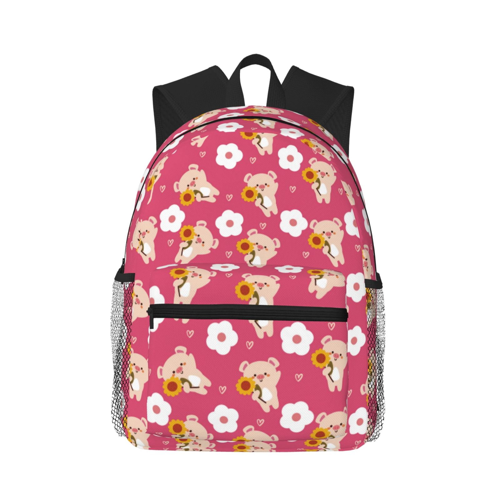 Lsque Piggy Sunflower Classic Casual Backpack - Large Capacity Water ...