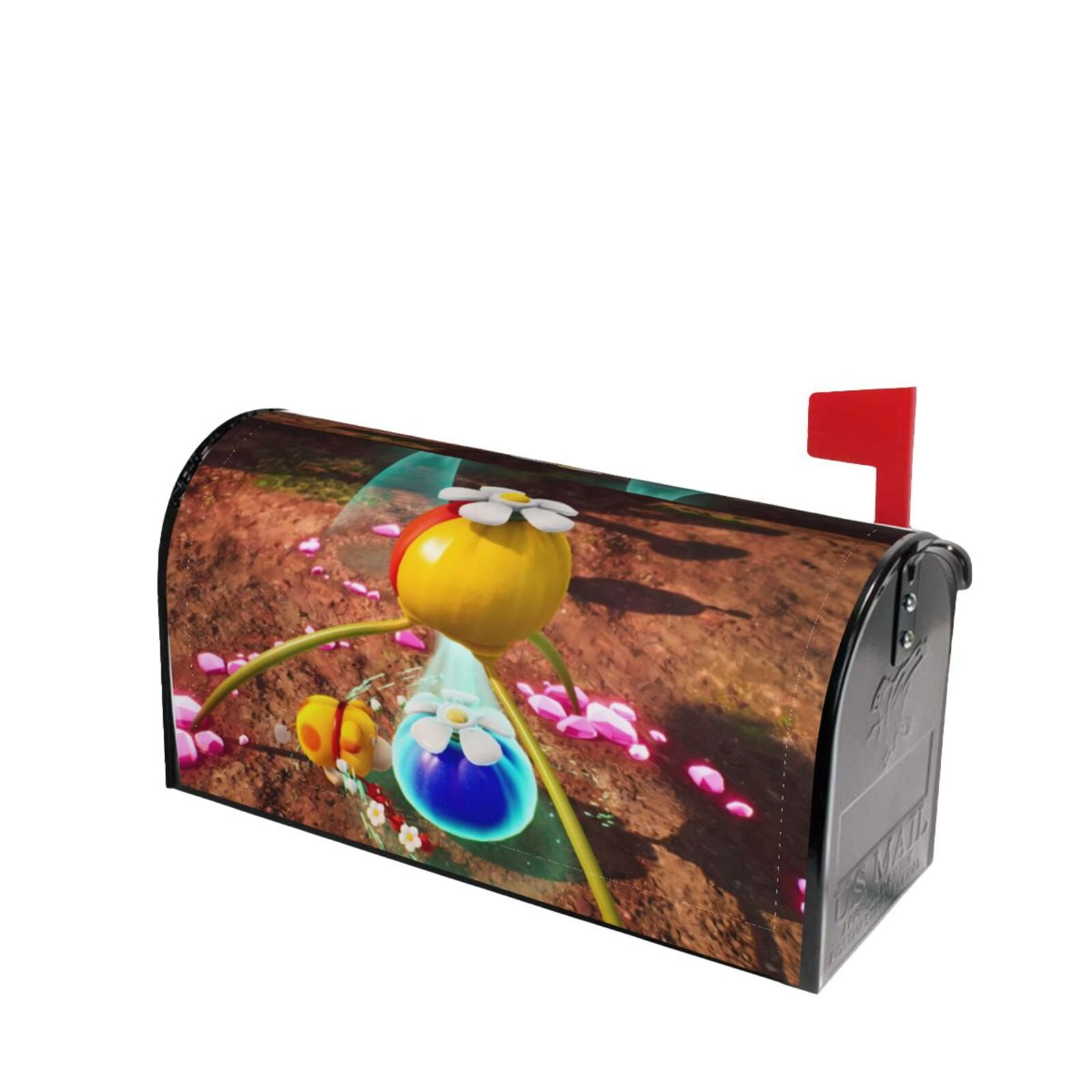 Lsque Pikmin Mailbox Cover Standard Size ,Magnetic Mailbox Covers Post ...