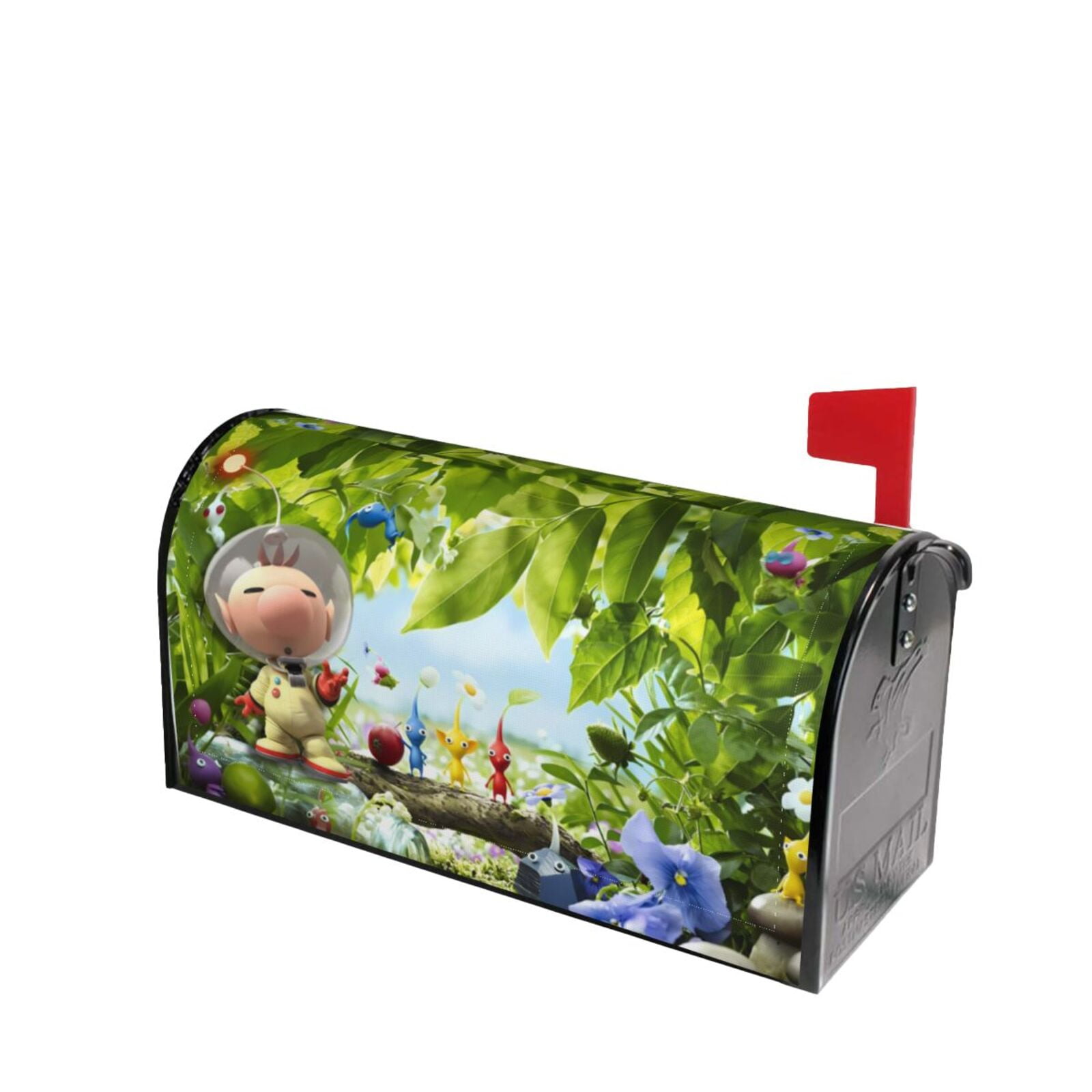 Lsque Pikmin Mailbox Cover Standard Size ,Magnetic Mailbox Covers Post ...
