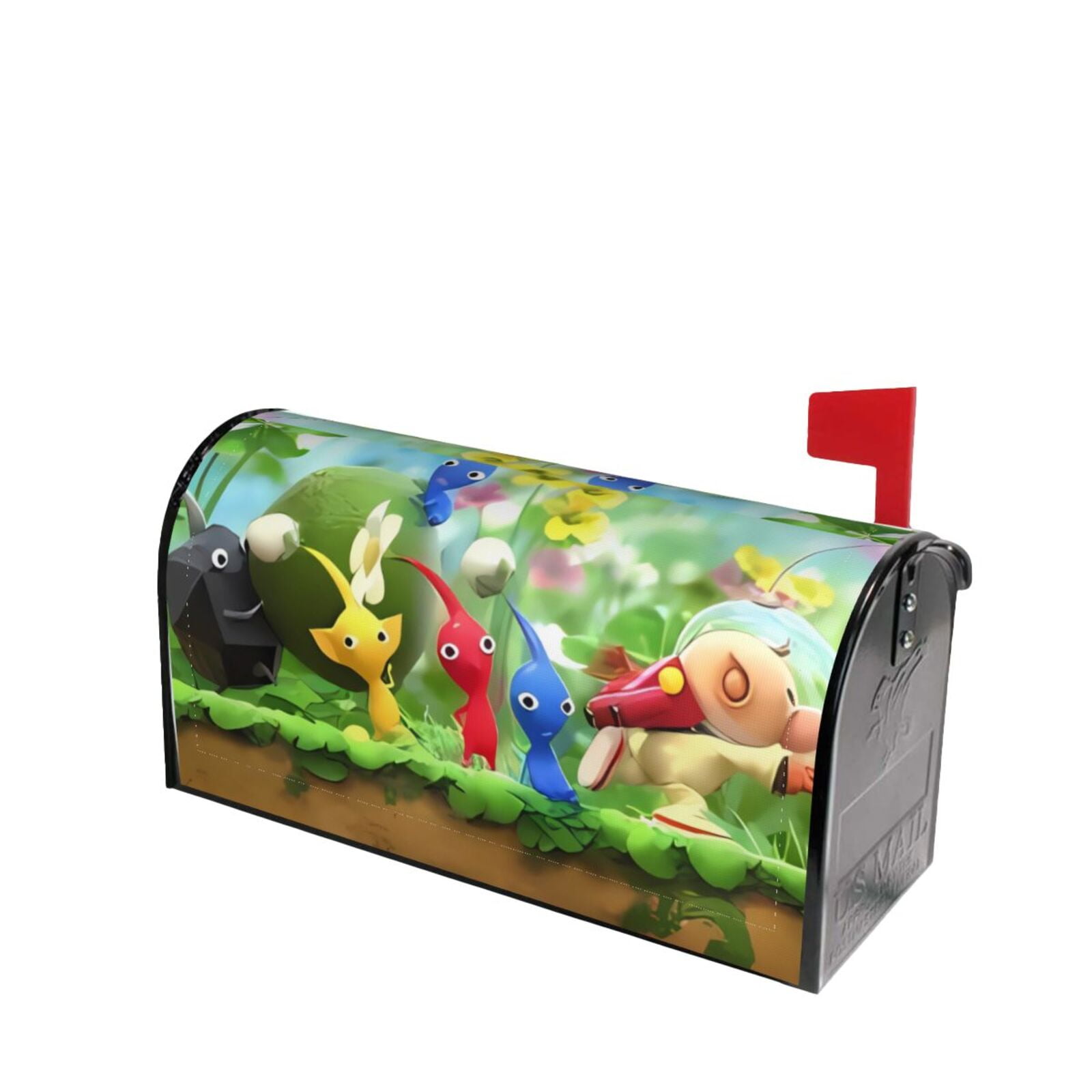 Lsque Pikmin Mailbox Cover Standard Size ,Magnetic Mailbox Covers Post ...