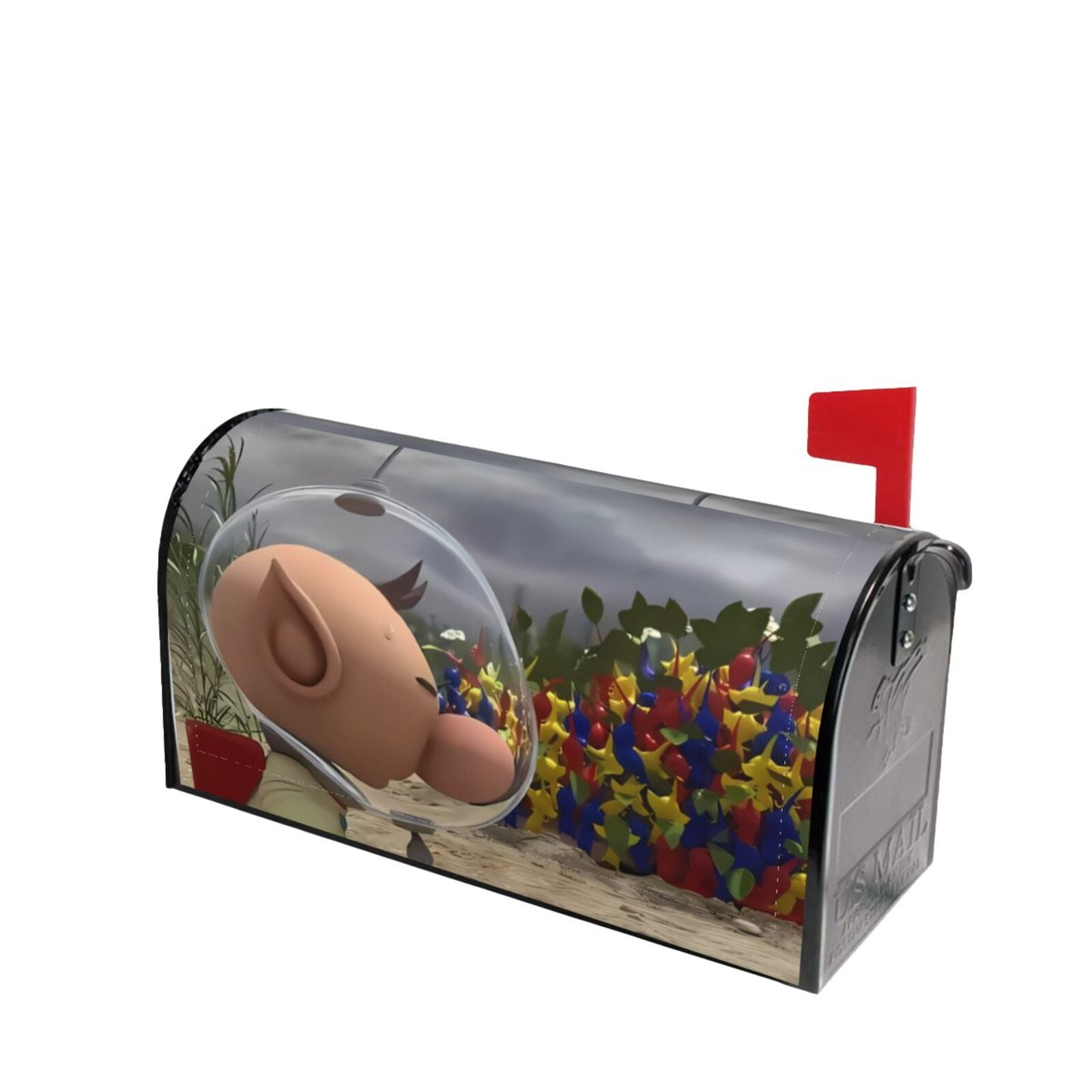 Lsque Pikmin Mailbox Cover Standard Size ,Magnetic Mailbox Covers Post ...