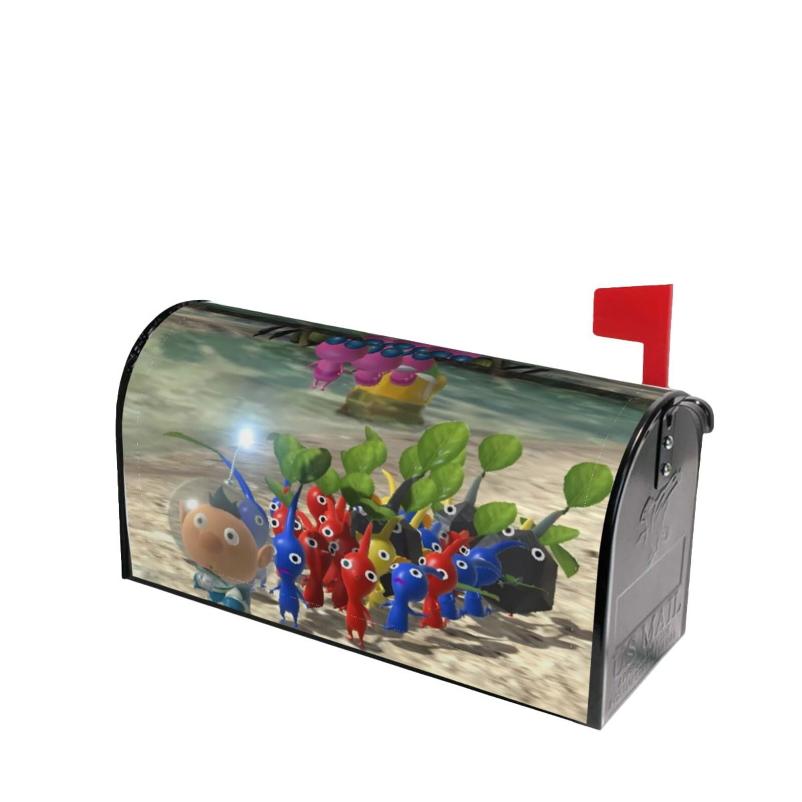 Lsque Pikmin Mailbox Cover Standard Size ,Magnetic Mailbox Covers Post ...