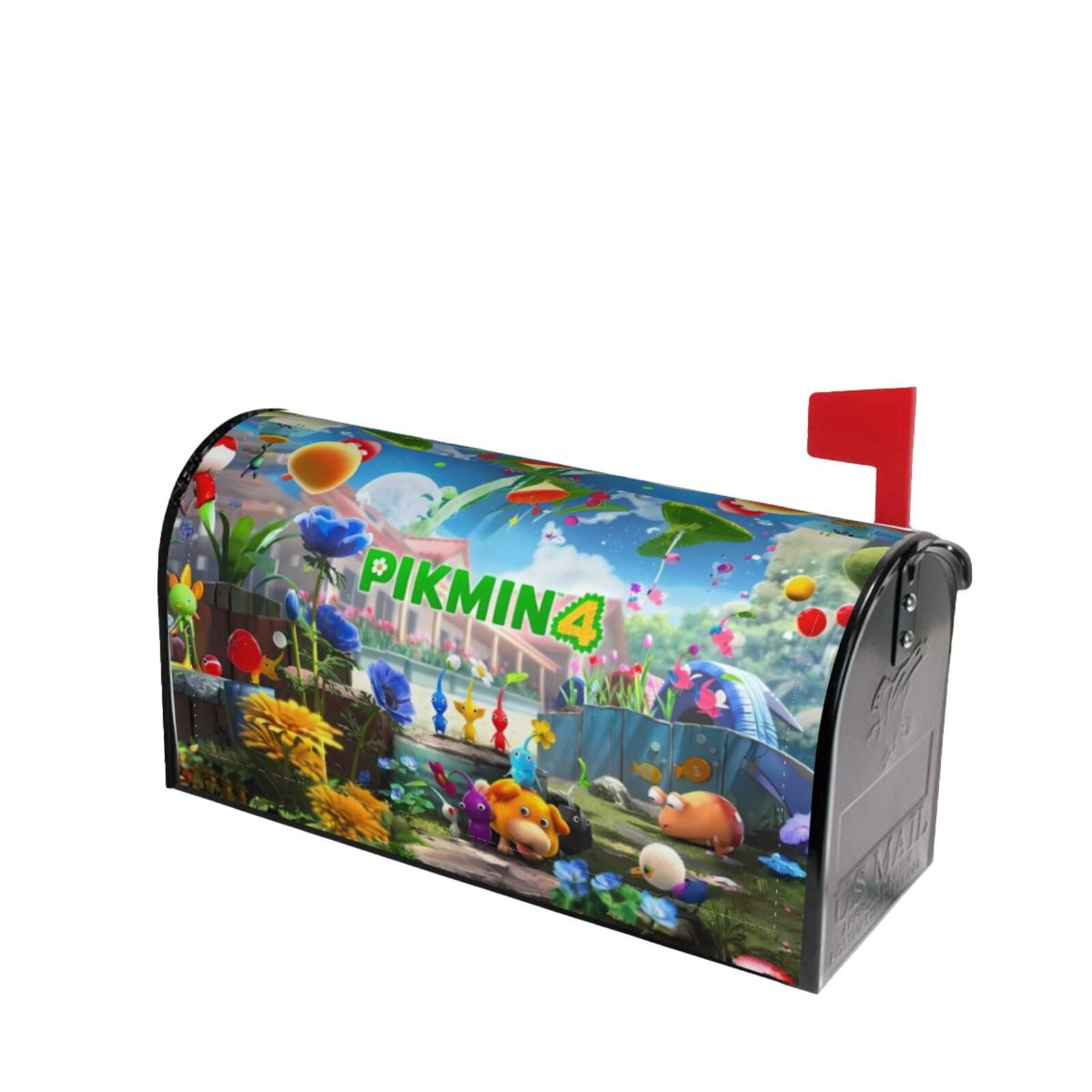 Lsque Pikmin Mailbox Cover Standard Size ,Magnetic Mailbox Covers Post ...