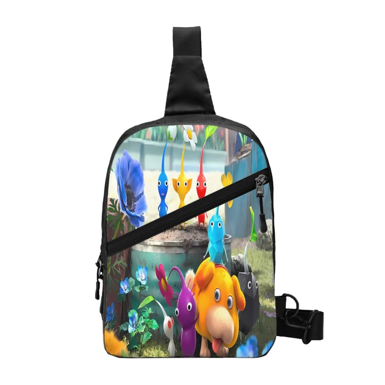 Lsque Pikmin Pattern Chest Package – Foldable Waterproof Chest Bag with ...