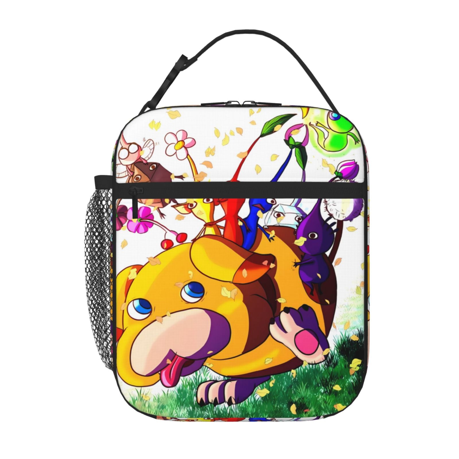 Lsque Pikmin Pattern Insulated Lunch Bag – Lunch Box with Thick ...
