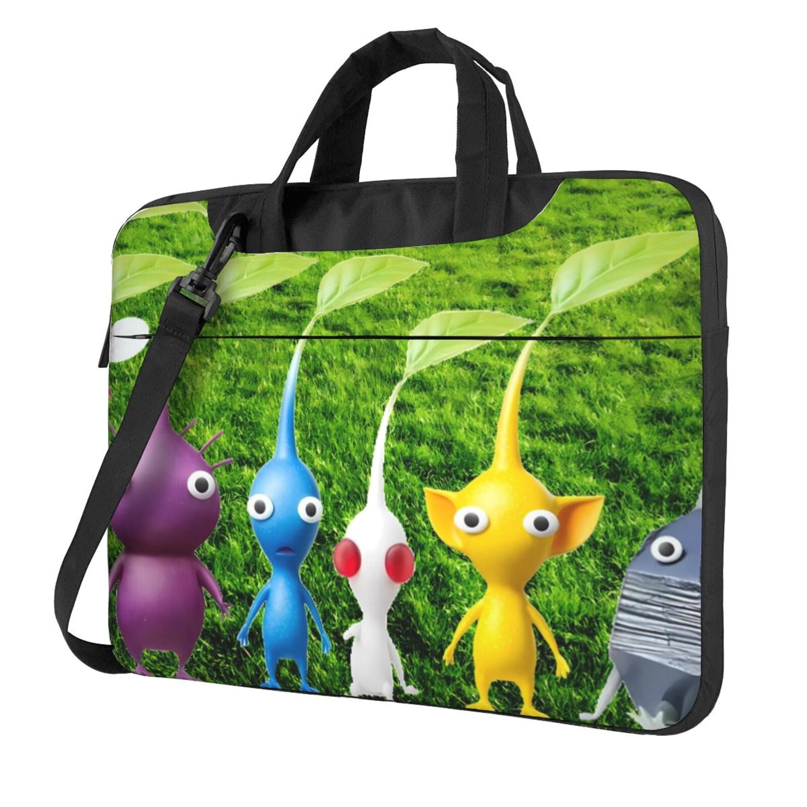 Lsque Pikmin Pattern Laptop Bag – Portable & Slim Single-Shoulder ...