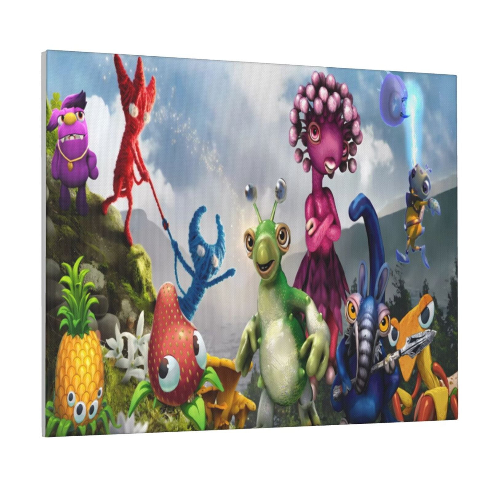Lsque Pikmin Print Wall Art – Decorative Picture for Living Room ...