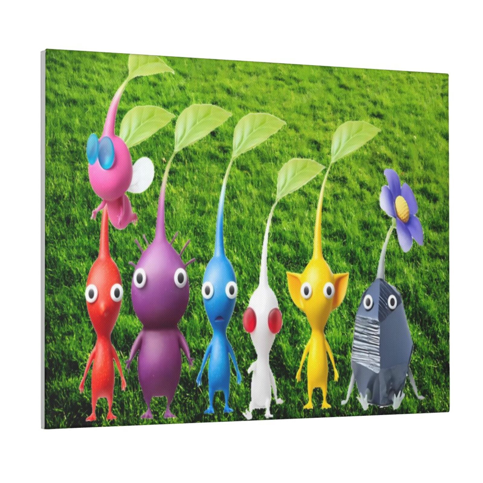 Lsque Pikmin Print Wall Art – Decorative Picture for Living Room ...