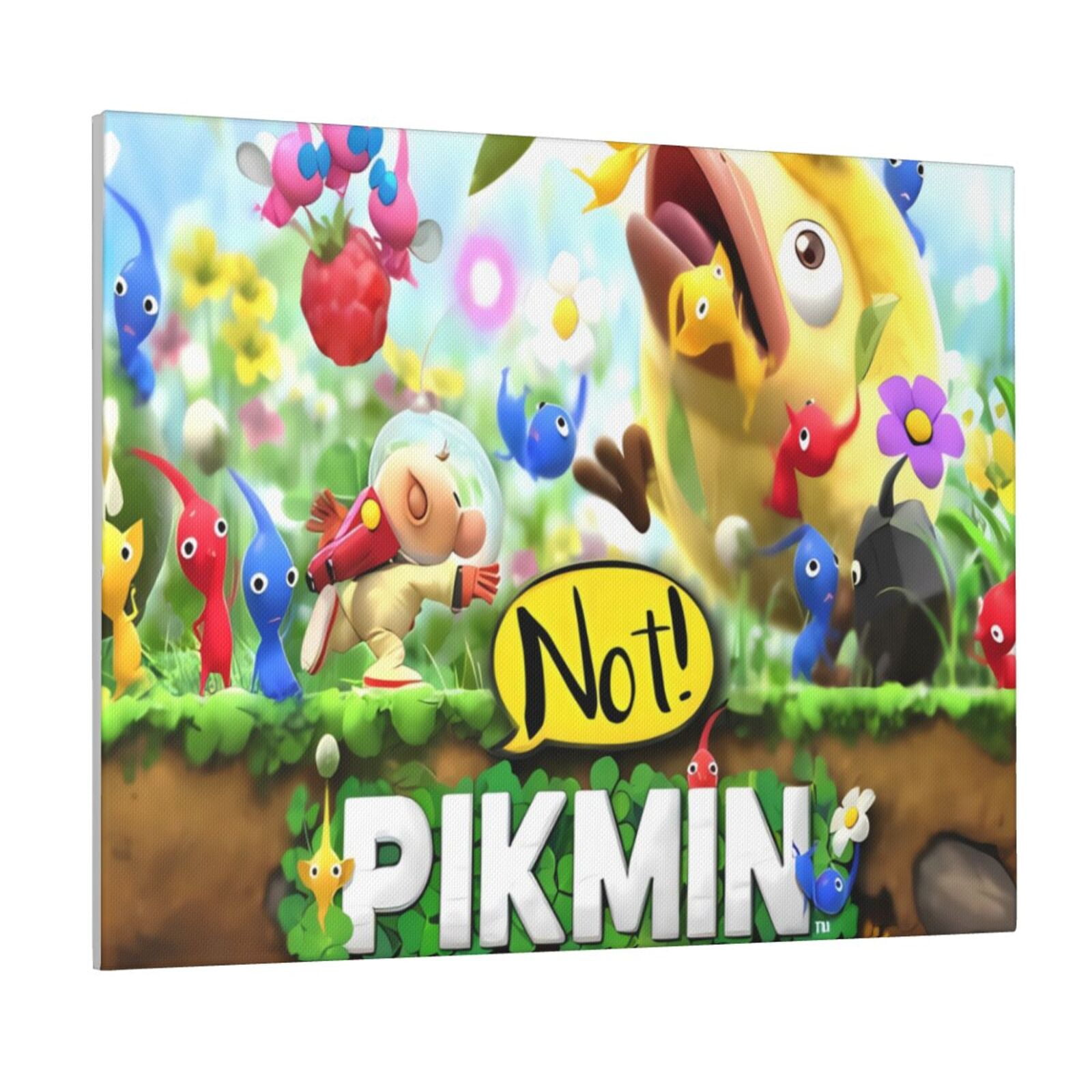 Lsque Pikmin Print Wall Art – Decorative Picture for Living Room ...