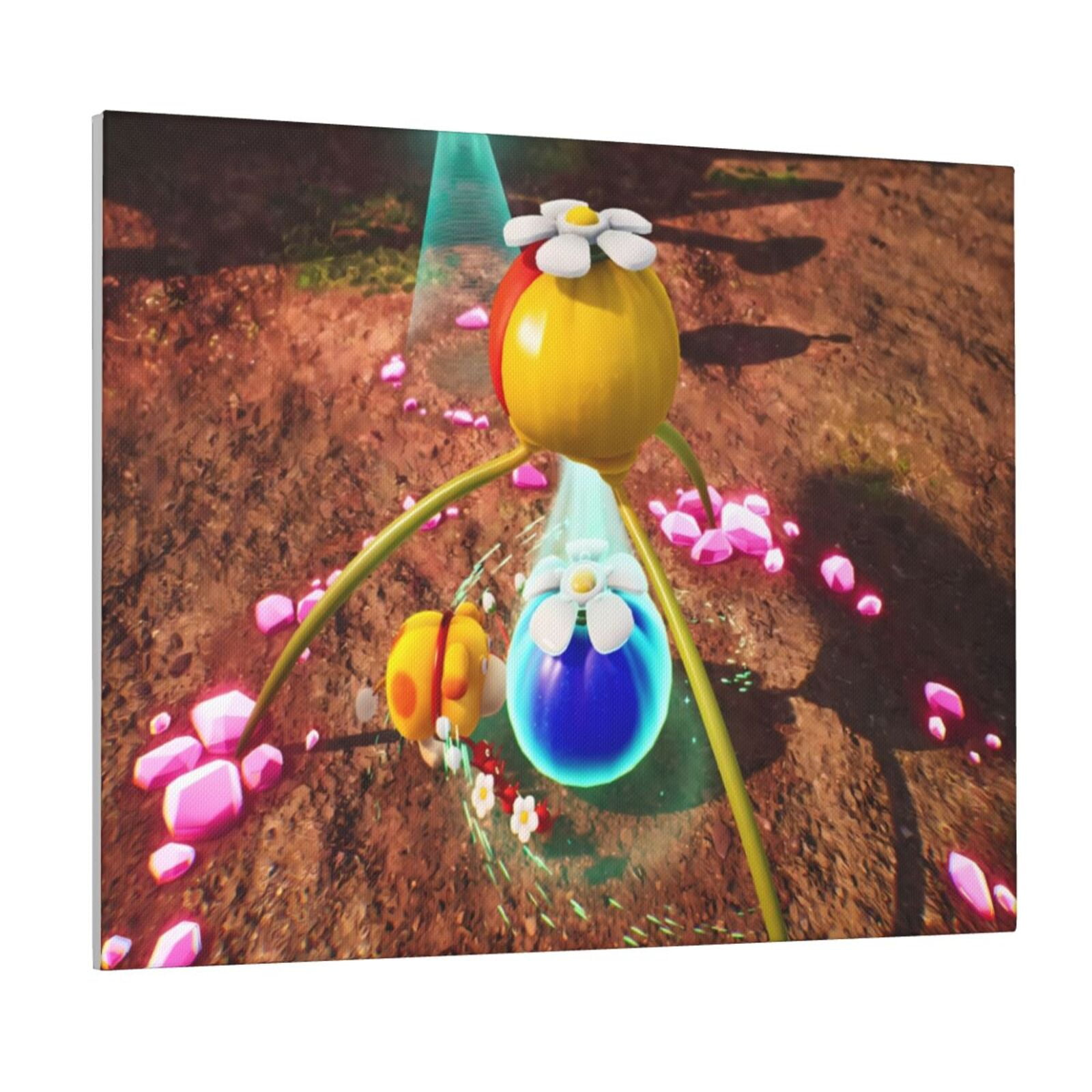 Lsque Pikmin Print Wall Art – Decorative Picture for Living Room ...