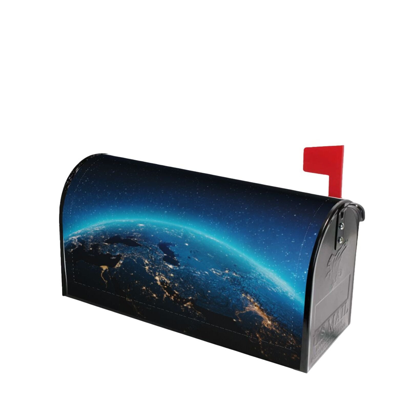 Lsque Planet Earth Mailbox Cover Standard Size ,Magnetic Mailbox Covers ...