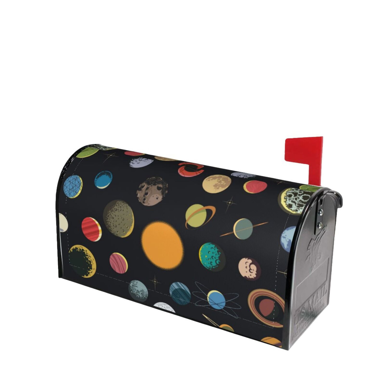 Lsque Planets And Their Moons Mailbox Cover Standard Size ,Magnetic ...
