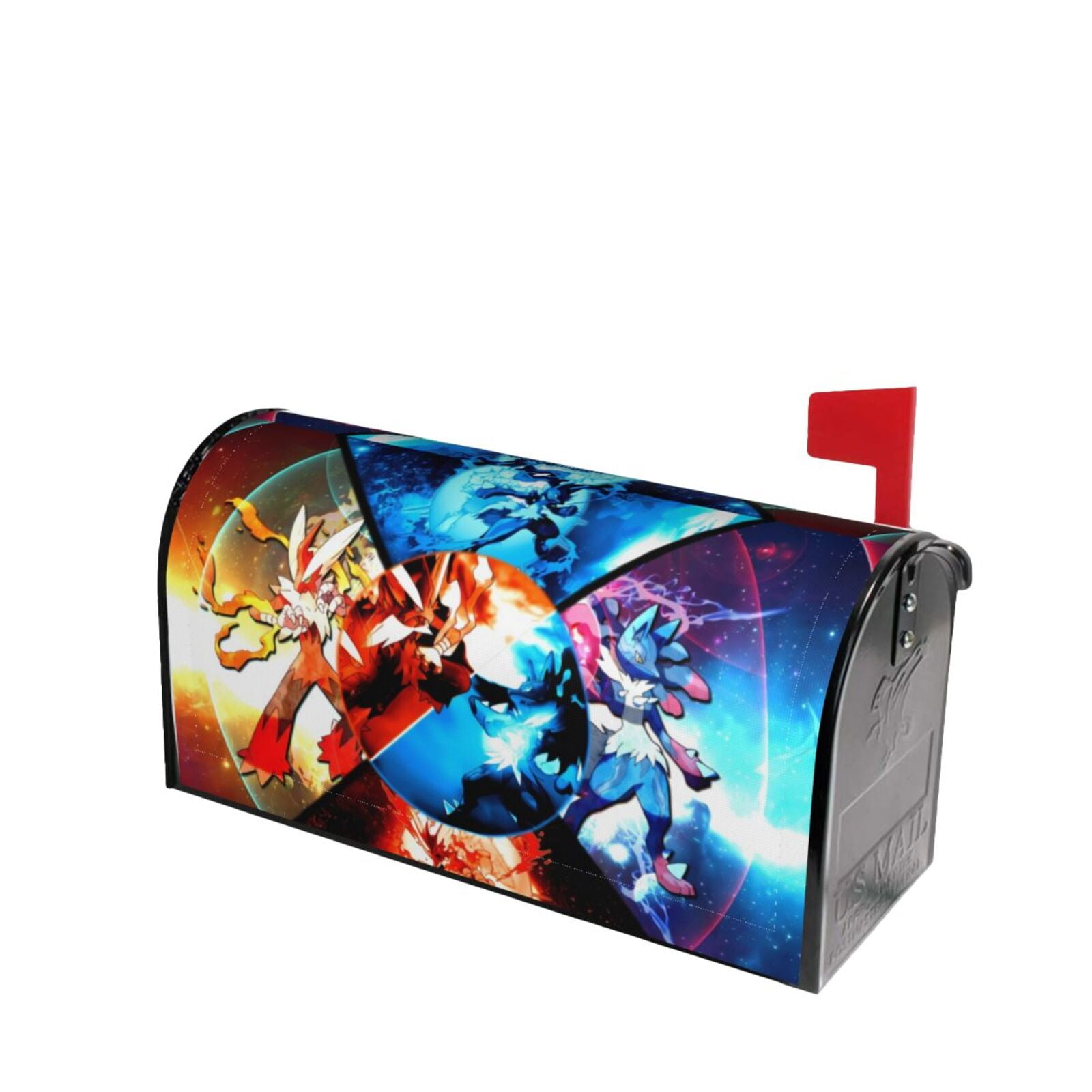 Lsque Pokemon Mailbox Cover Standard Size ,Magnetic Mailbox Covers Post ...