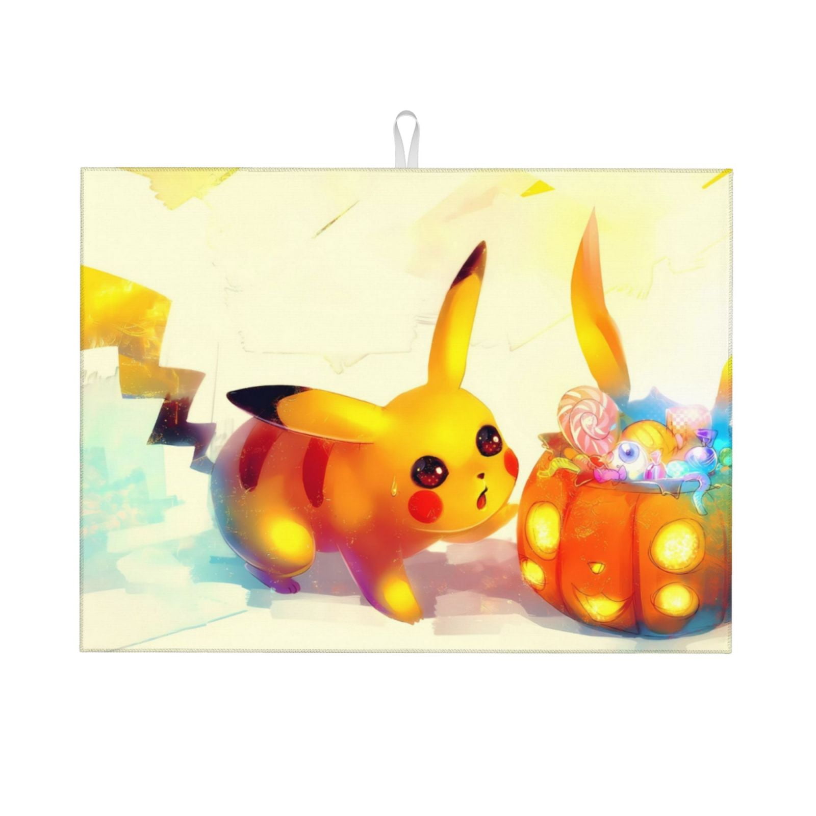 Lsque Pokemon Pattern Drying Mat for Kitchen Counter, 18x24 Inch Ultra ...