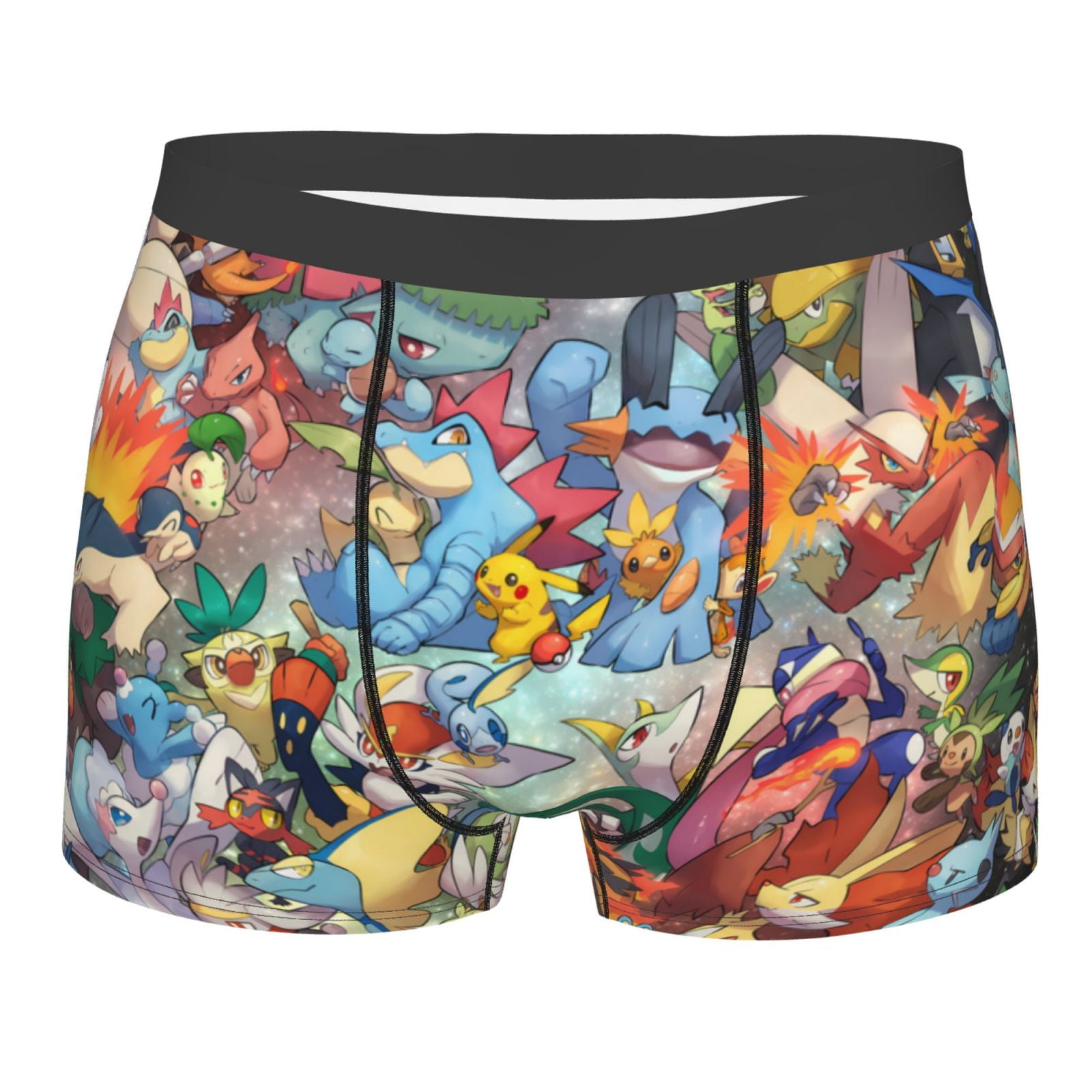 Lsque Pokemon Pattern Men’s Total Support Pouch Boxer Briefs, X-Temp ...
