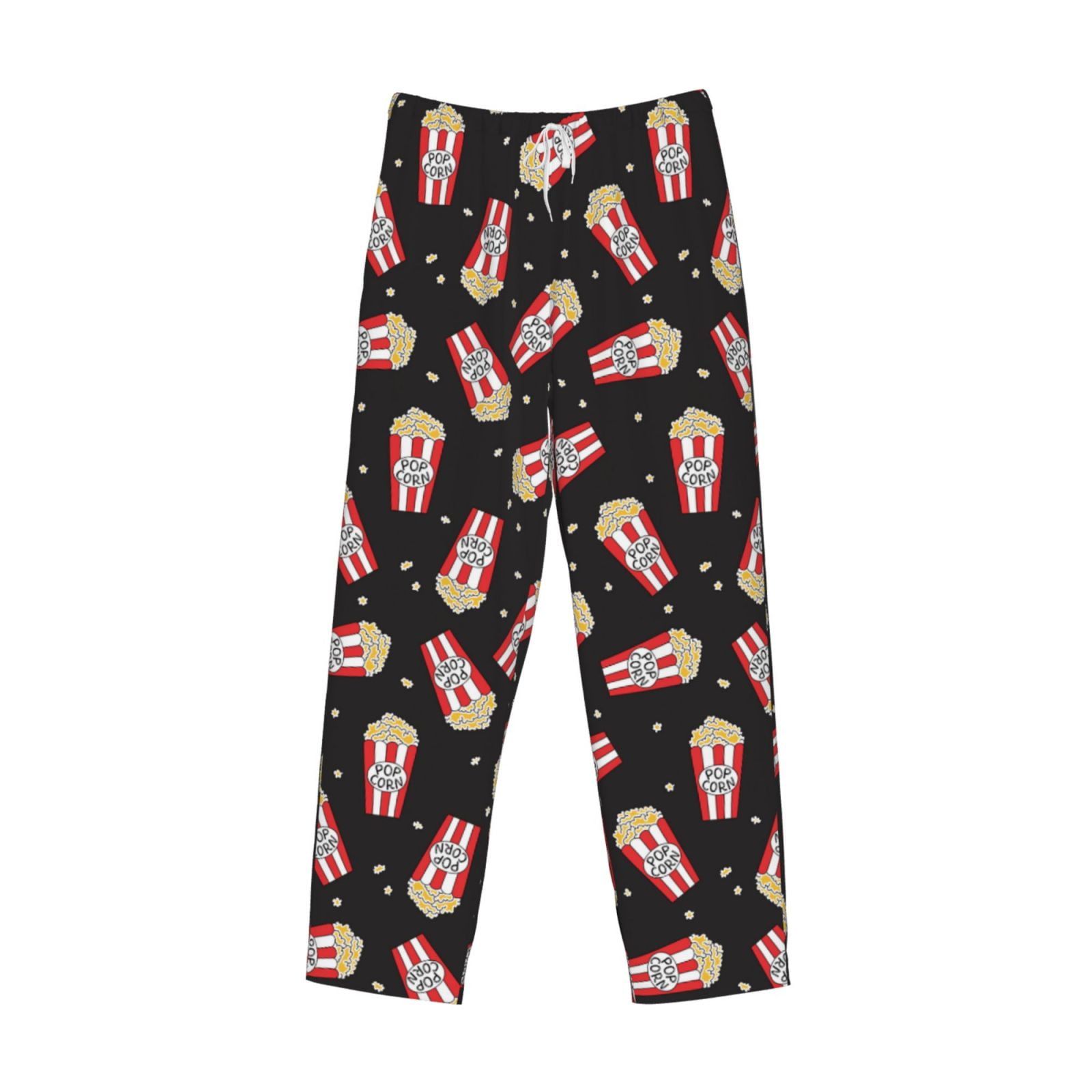 Lsque Popcorn Print Men's Pajama Pants, Lounge Pant - Comfortable Home ...