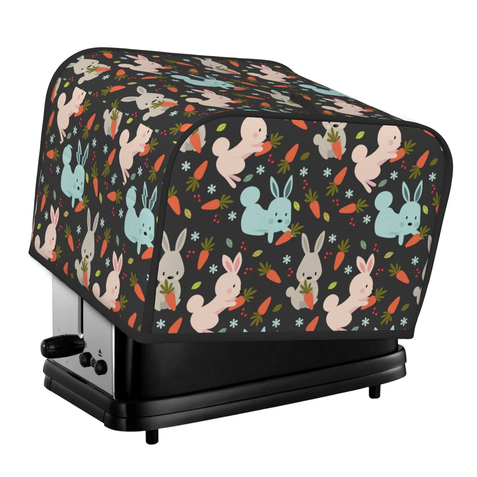 Lsque Rabbit Is Eating Carrots Print 4 Slice Toaster Cover , Kitchen ...