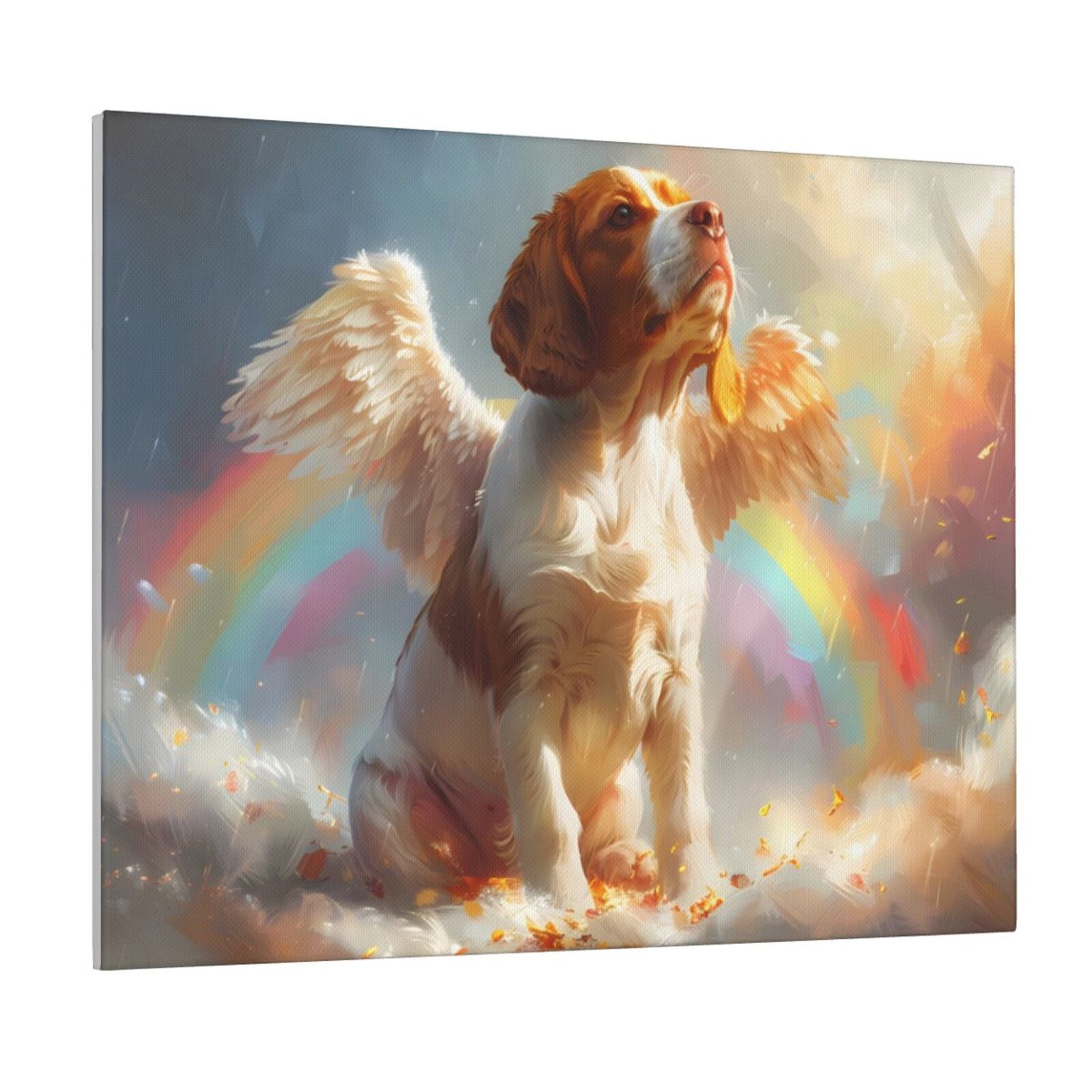 Lsque Rainbow English Cocker Spaniel Print Wall Art – Decorative ...