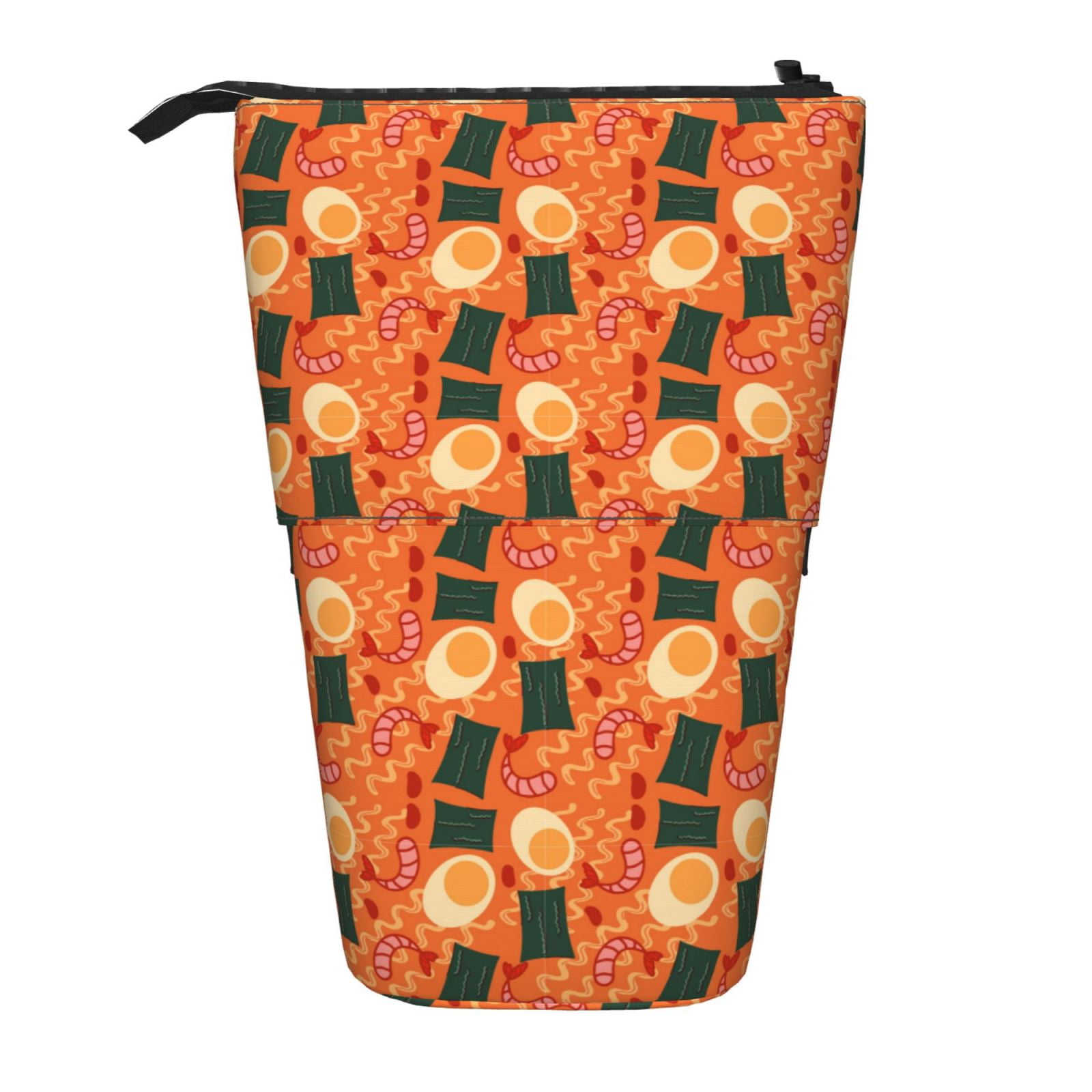 Lsque Ramen Noodle Soup Pattern Telescopic Pencil Bag Pen Holder ...